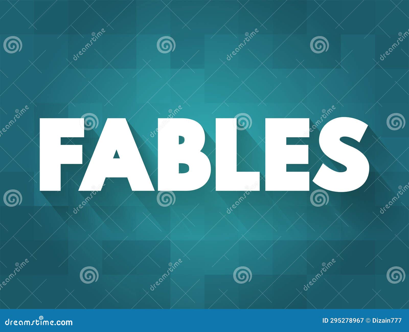 Fables Text Concept for Presentations and Reports Stock Illustration ...