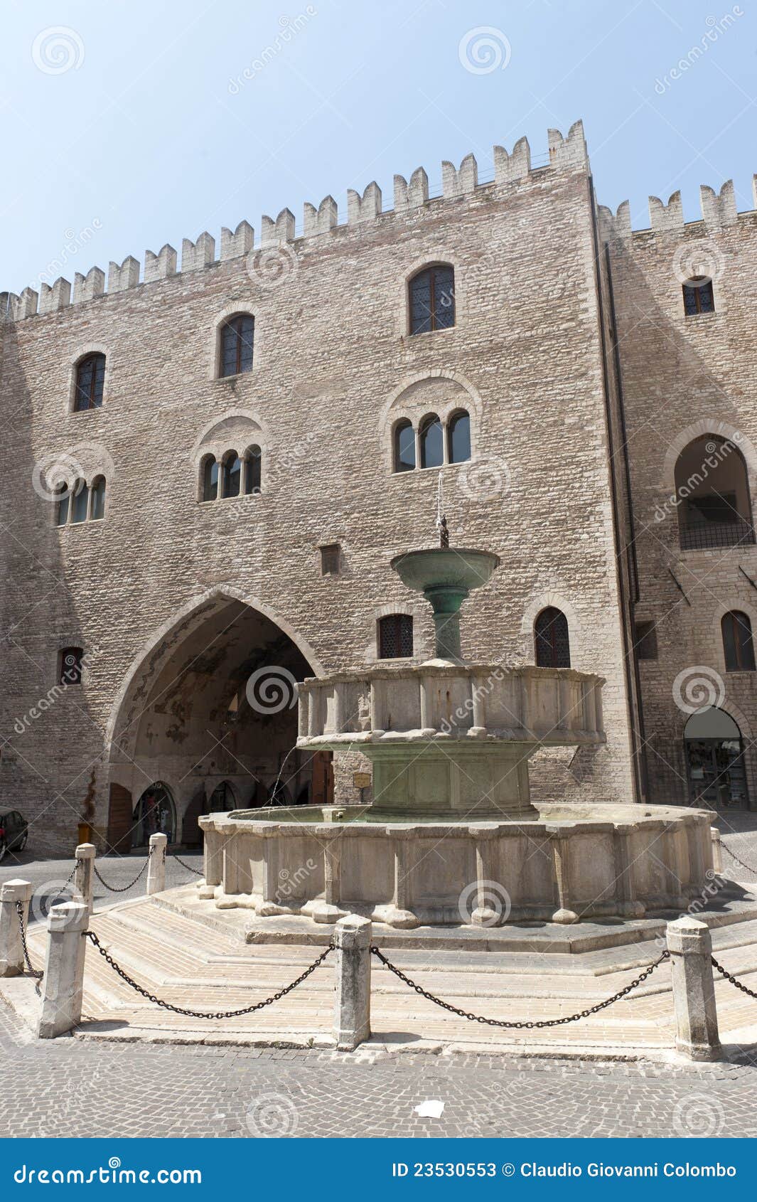 Fabriano (Marches, Italy) stock image. Image of outdoor - 23530553