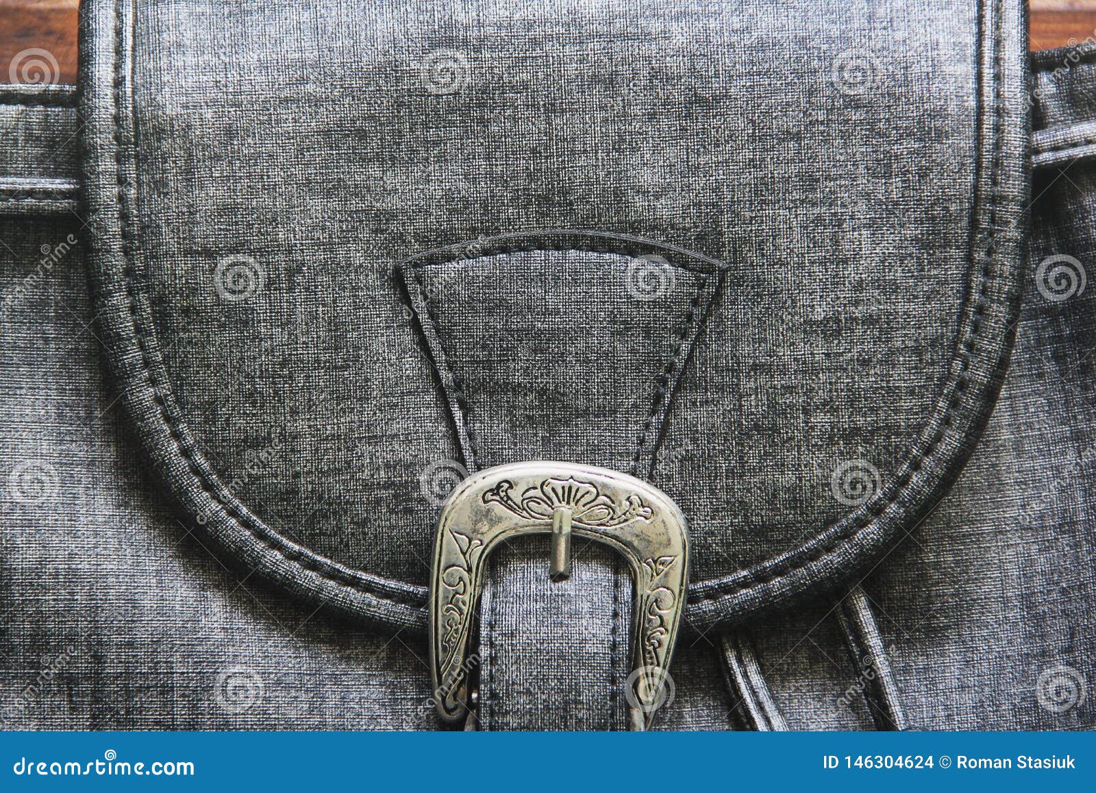 Fabric Background. Buckle Close Up Stock Photo - Image of clothing ...
