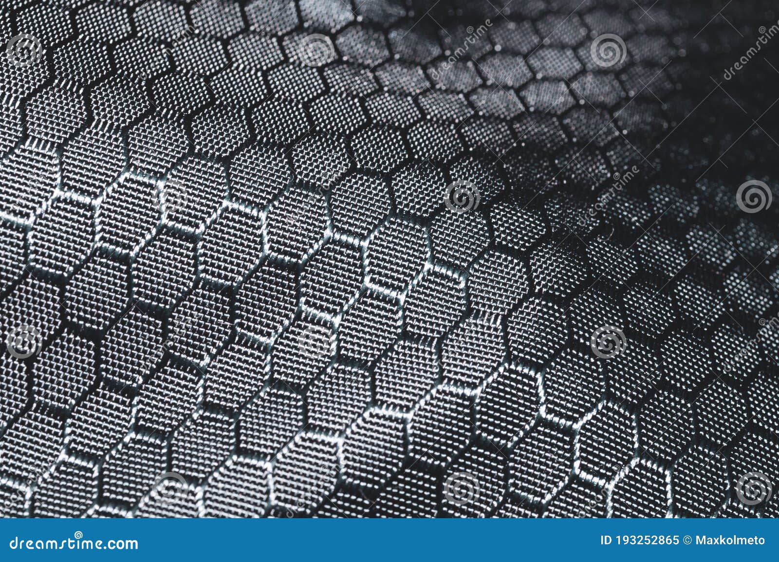 Fabric Background with Hexagonal Cells. Textile Material Stock Image ...