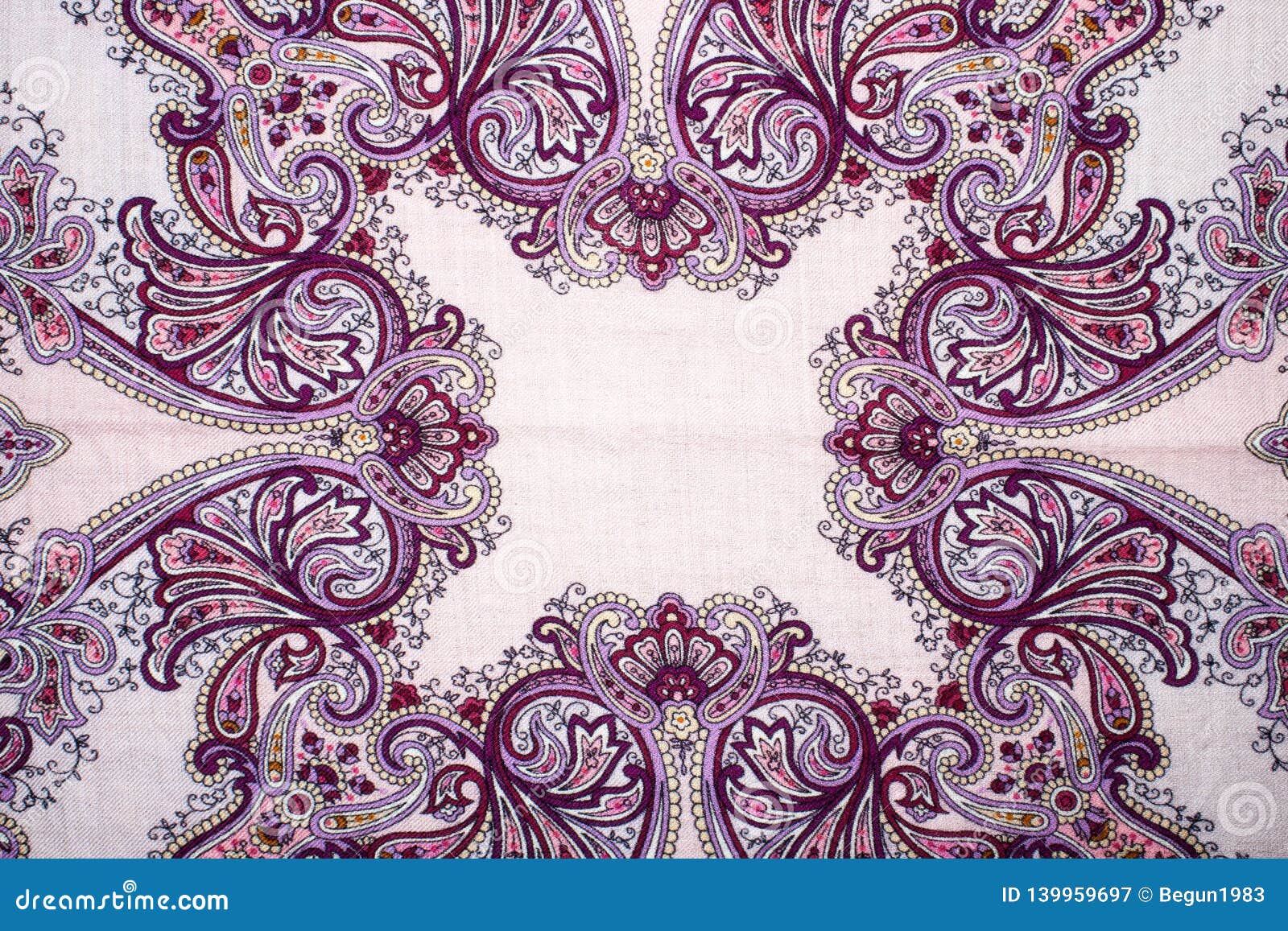 Fabric Background with Russian Folk Patterns. Stock Image - Image of ...