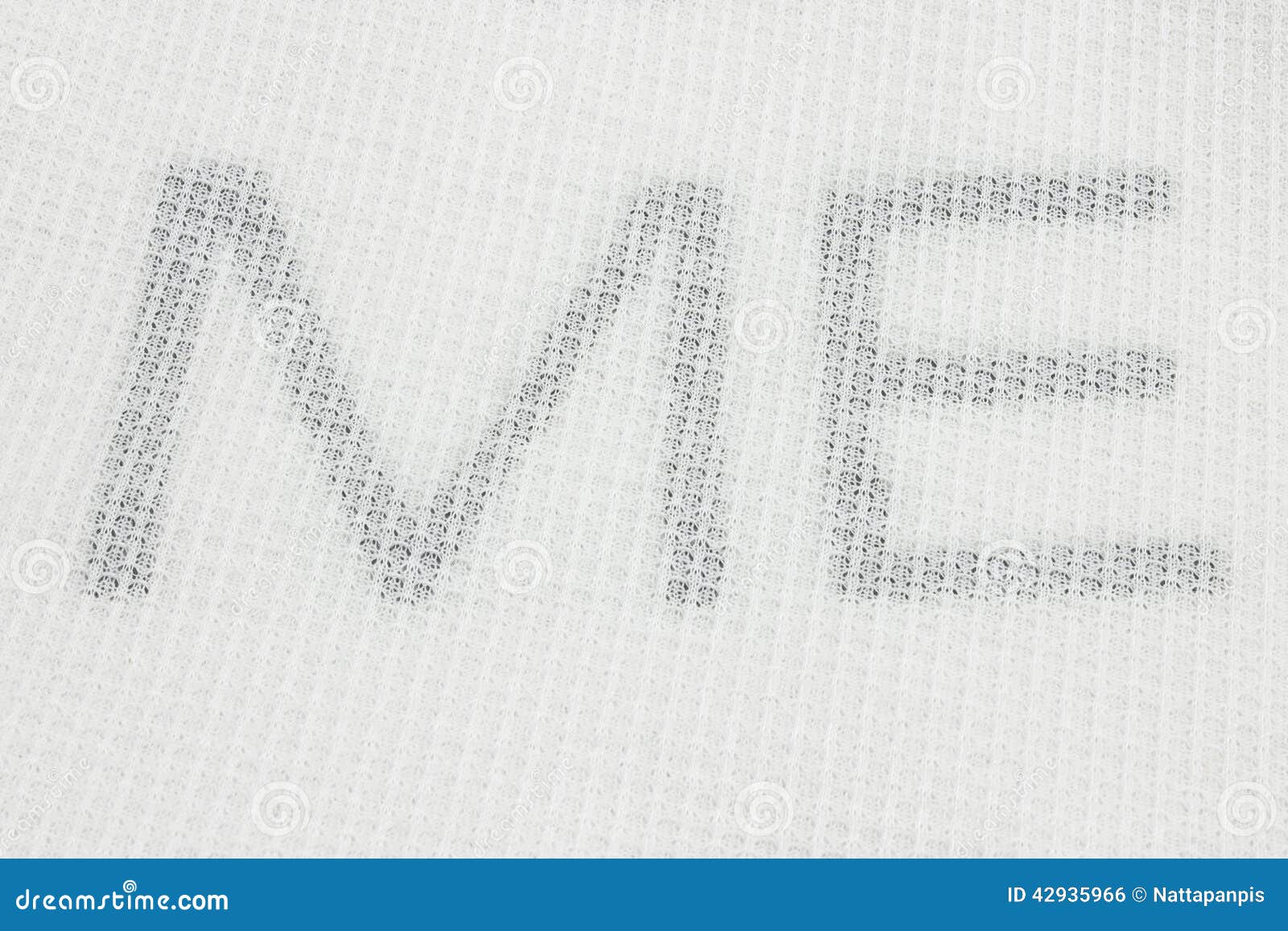 The Word Me Transparent