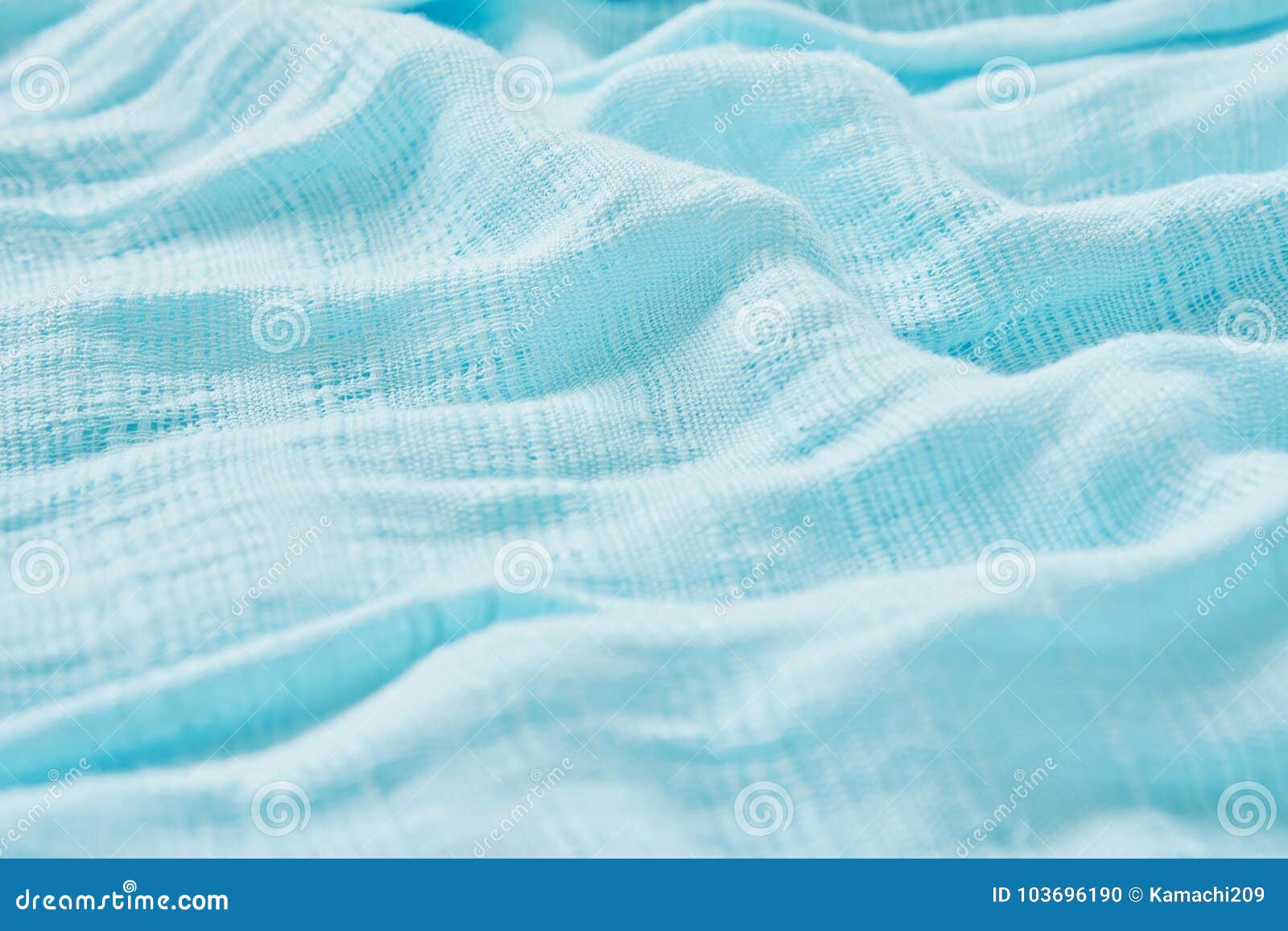 The Fabric of the Blue Scarf. the Show is a Wave of Light and Shadow ...