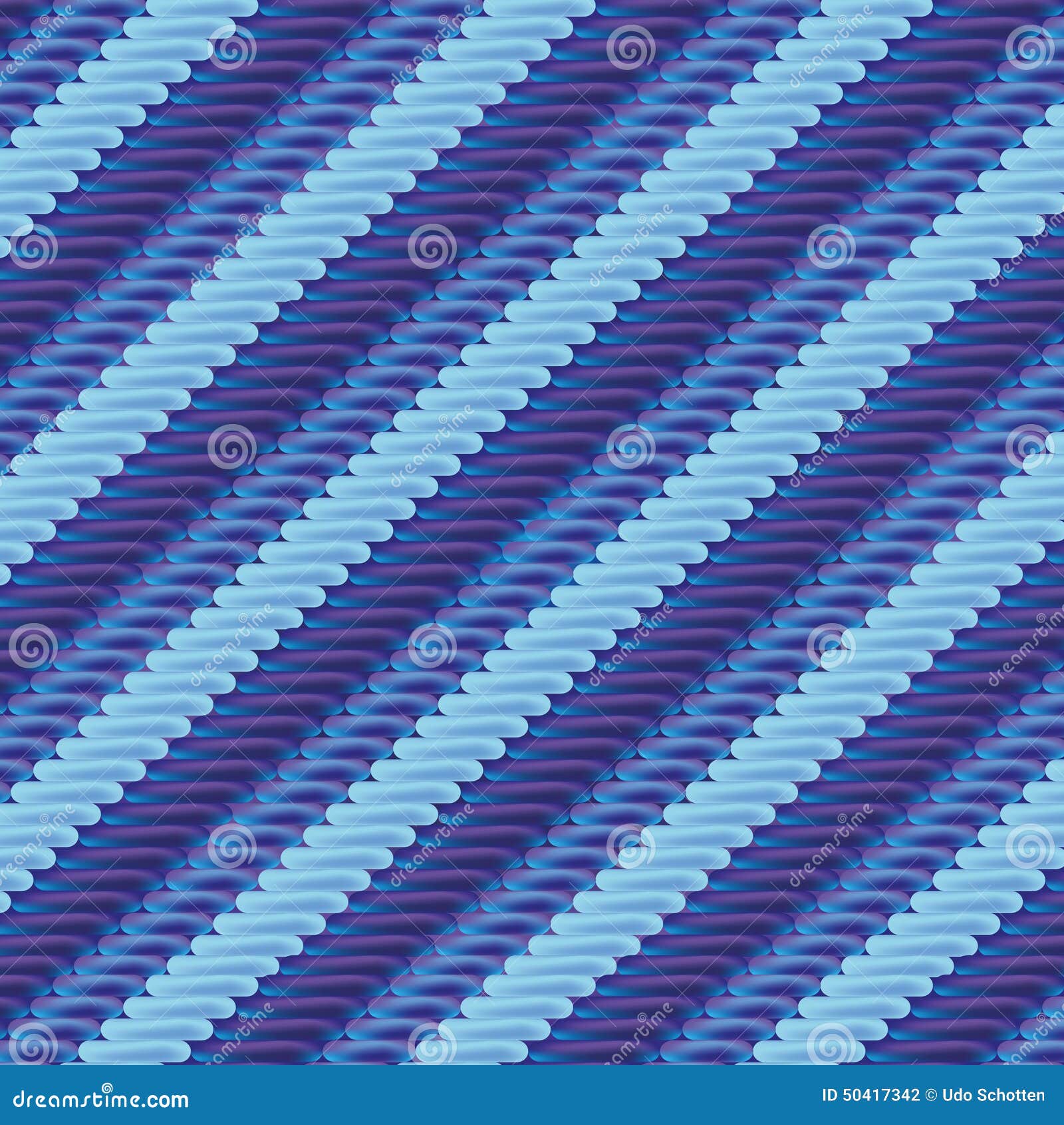Fabric with Blue Stripe Pattern Stock Vector - Illustration of diamonds ...