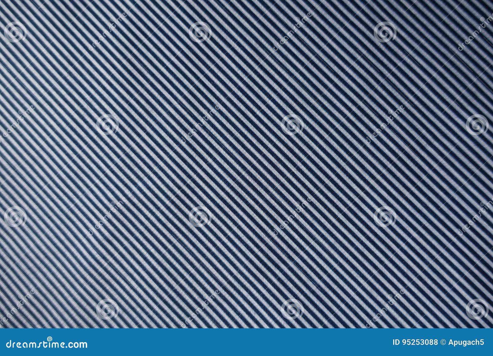 Fabric with Blue and White Diagonal Stripes Stock Photo - Image of ...