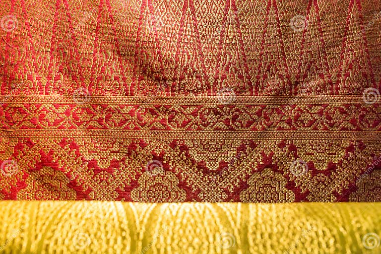 Fabric Brunei stock photo. Image of yellow, design, cloth - 41446850