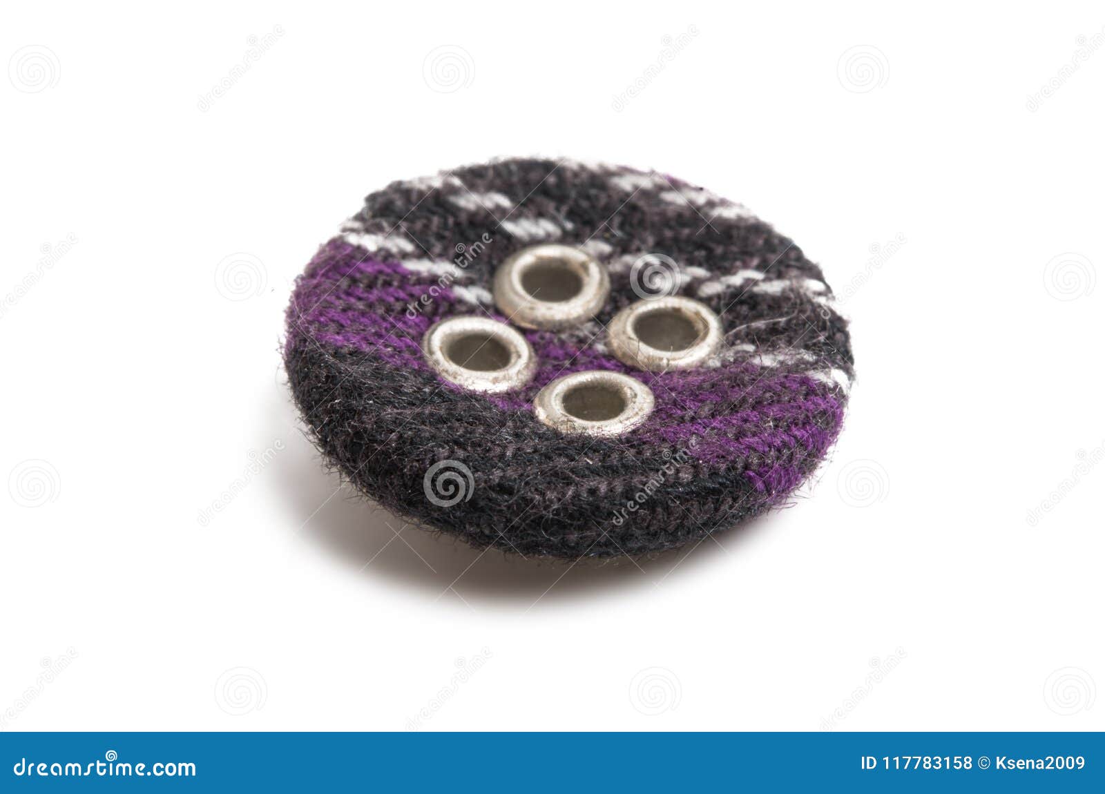 Fabric buttons isolated stock photo. Image of buttons - 117783158