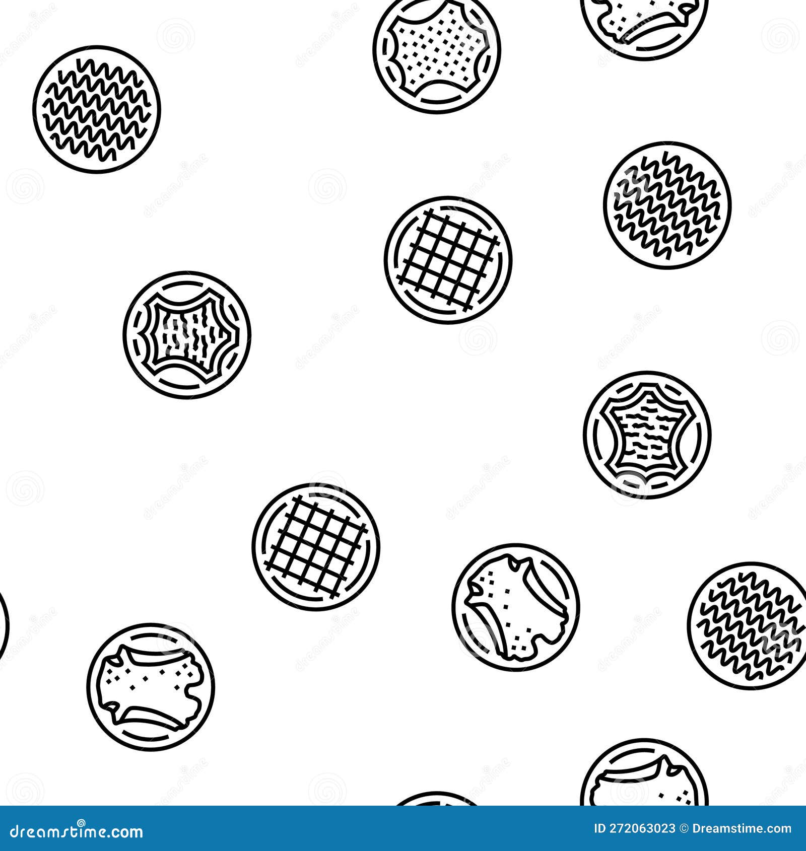 Fabric Cloth Textile Material Vector Seamless Pattern Stock ...