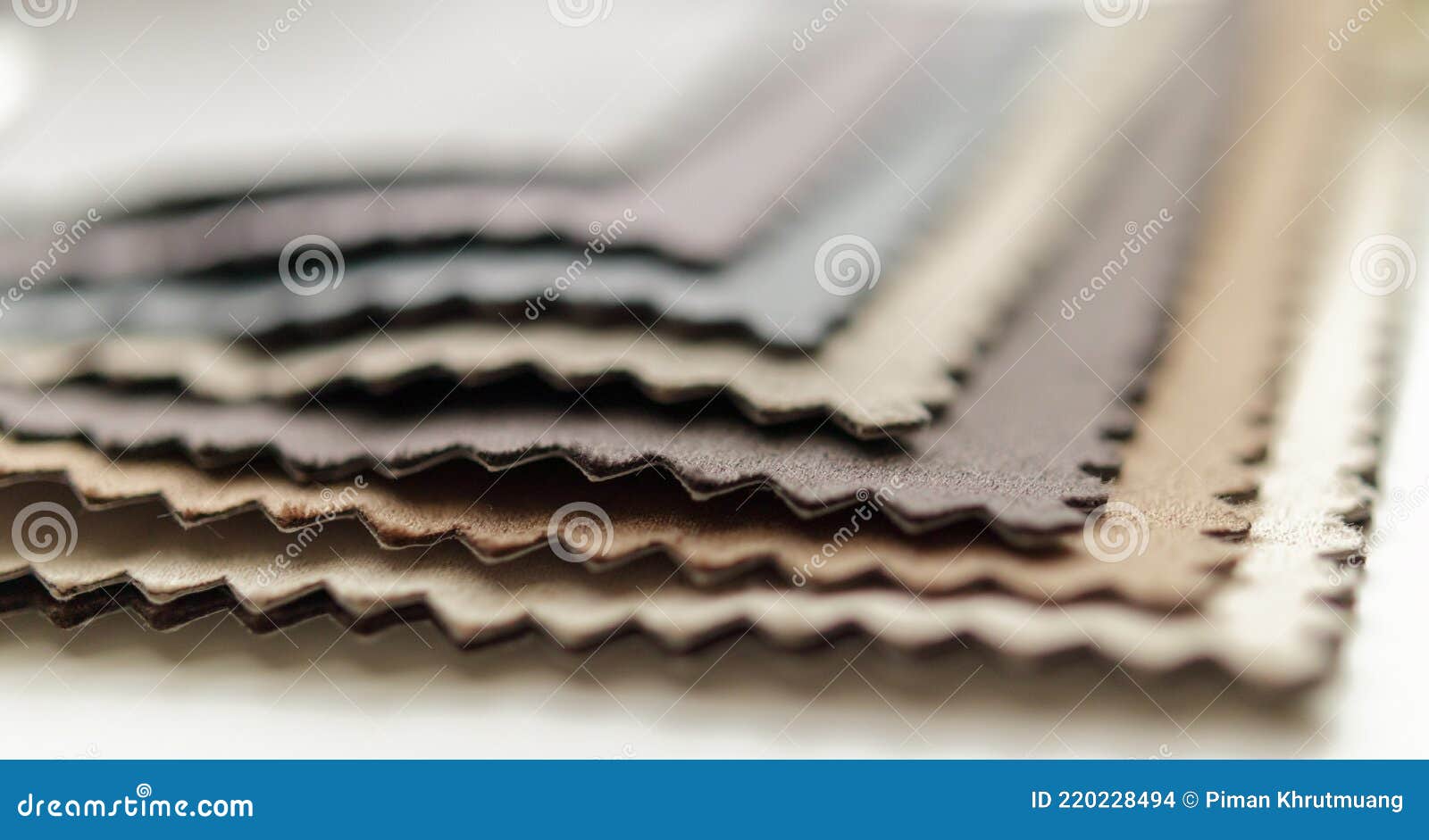 Fabric Color Samples Swatch Book Stock Photo - Image of interior ...