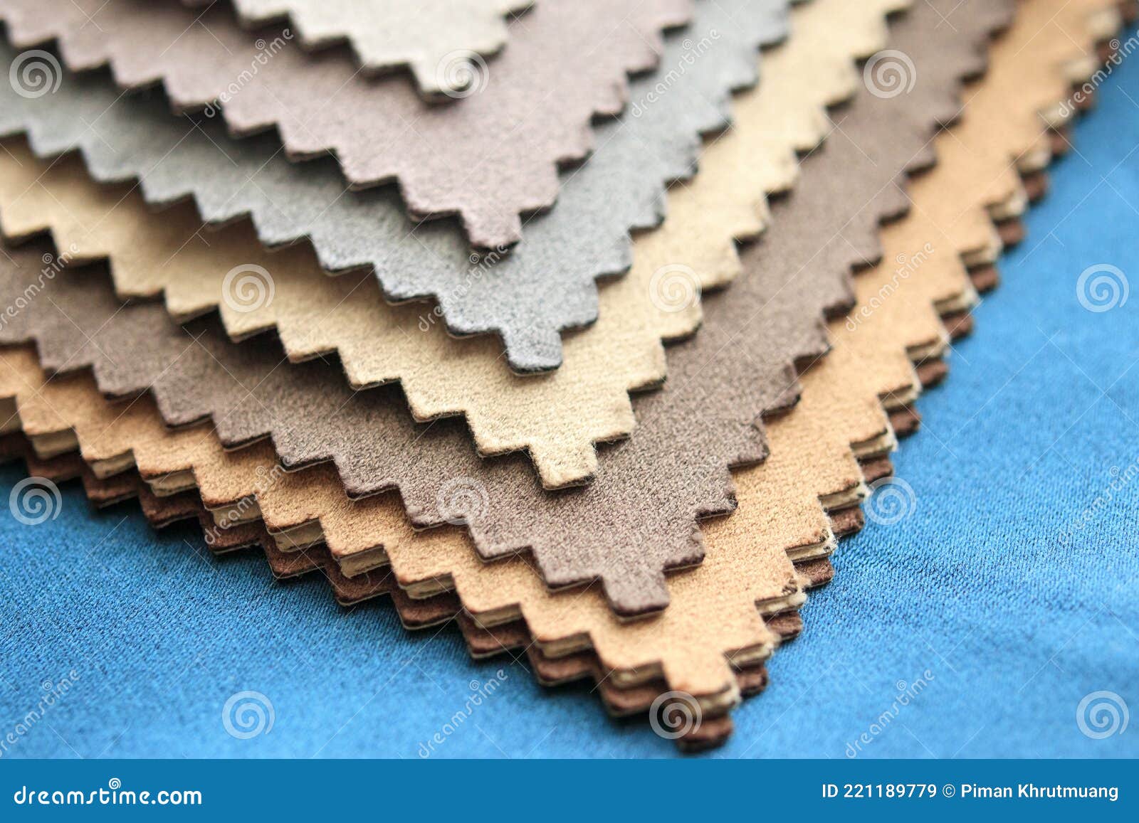 Fabric Color Samples Swatch Book Stock Image - Image of interior ...