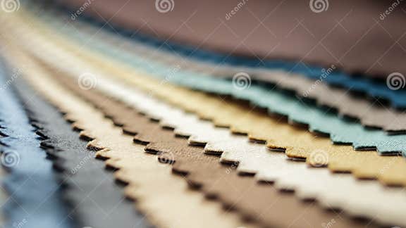 Fabric Color Samples Swatch Book Stock Image - Image of fabric, colour ...