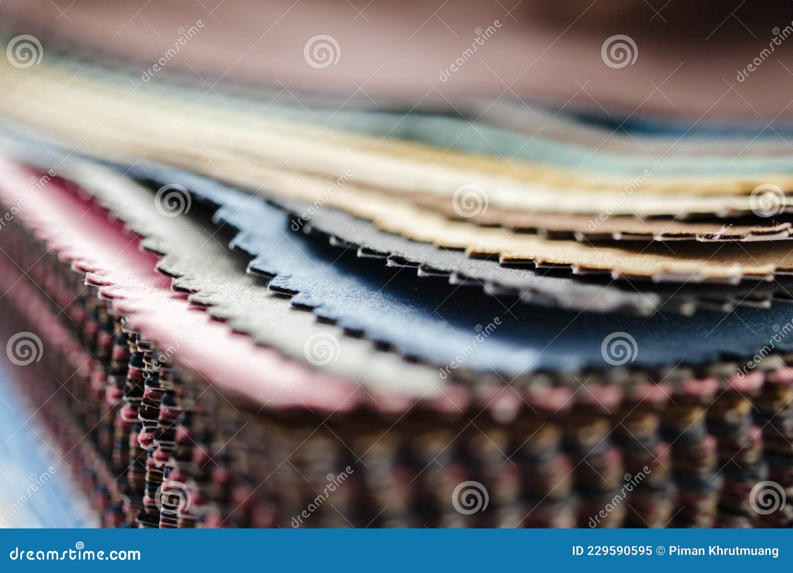 Fabric Color Samples Swatch Book Stock Image - Image of home, multi ...