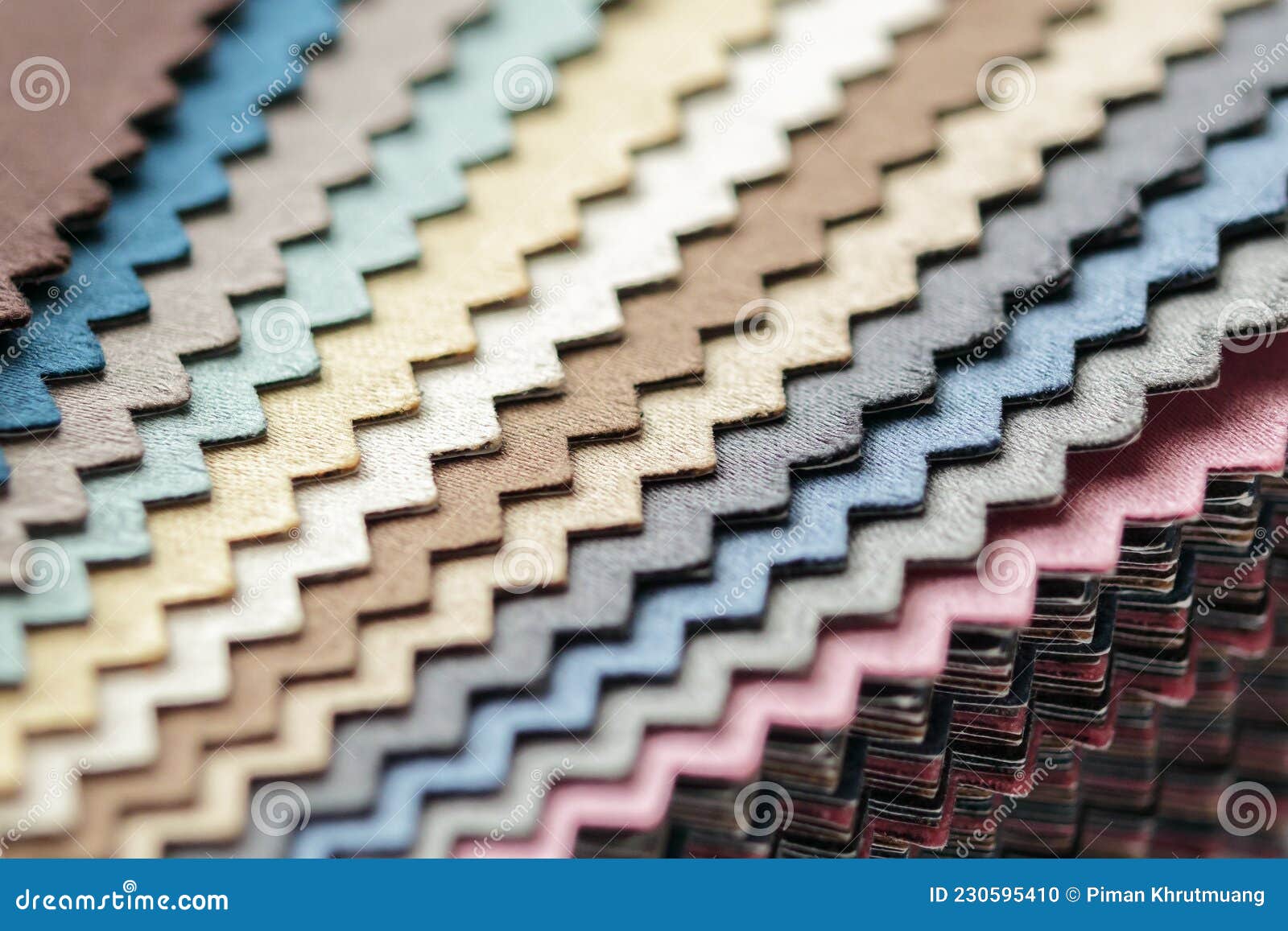 Fabric Color Samples Swatch Book Stock Photo - Image of brown, fiber ...
