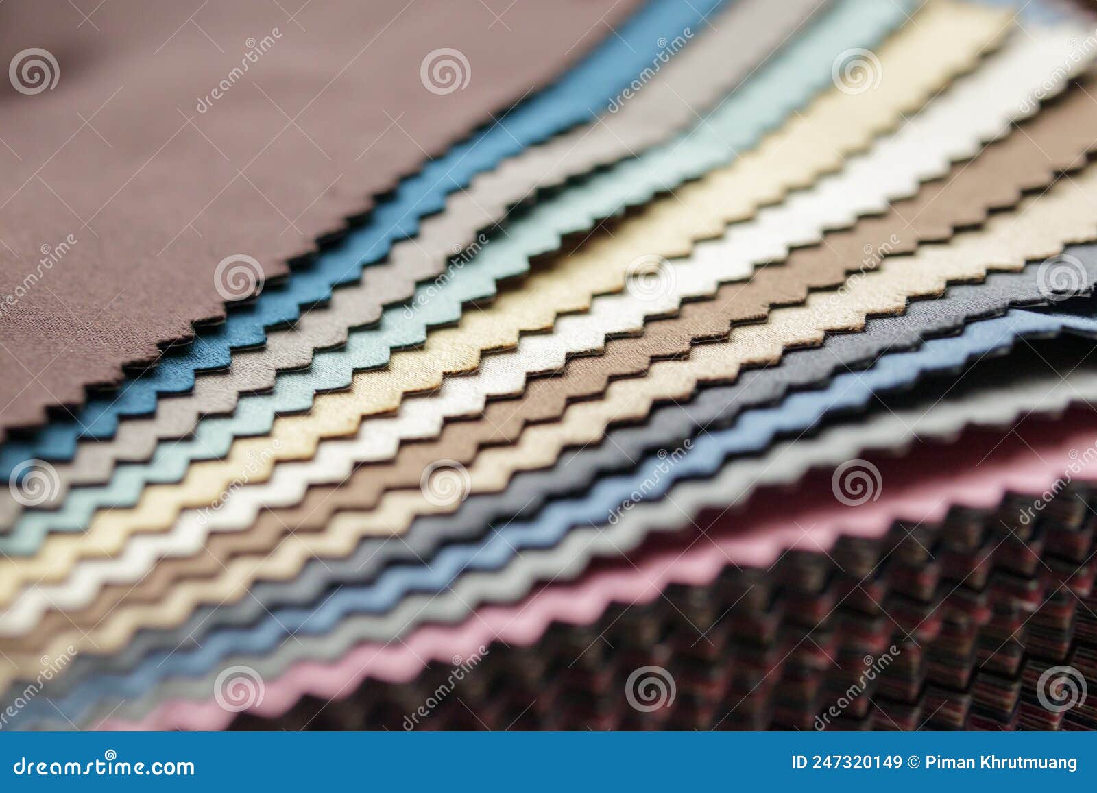 Fabric Color Samples Swatch Book Stock Image - Image of industry ...
