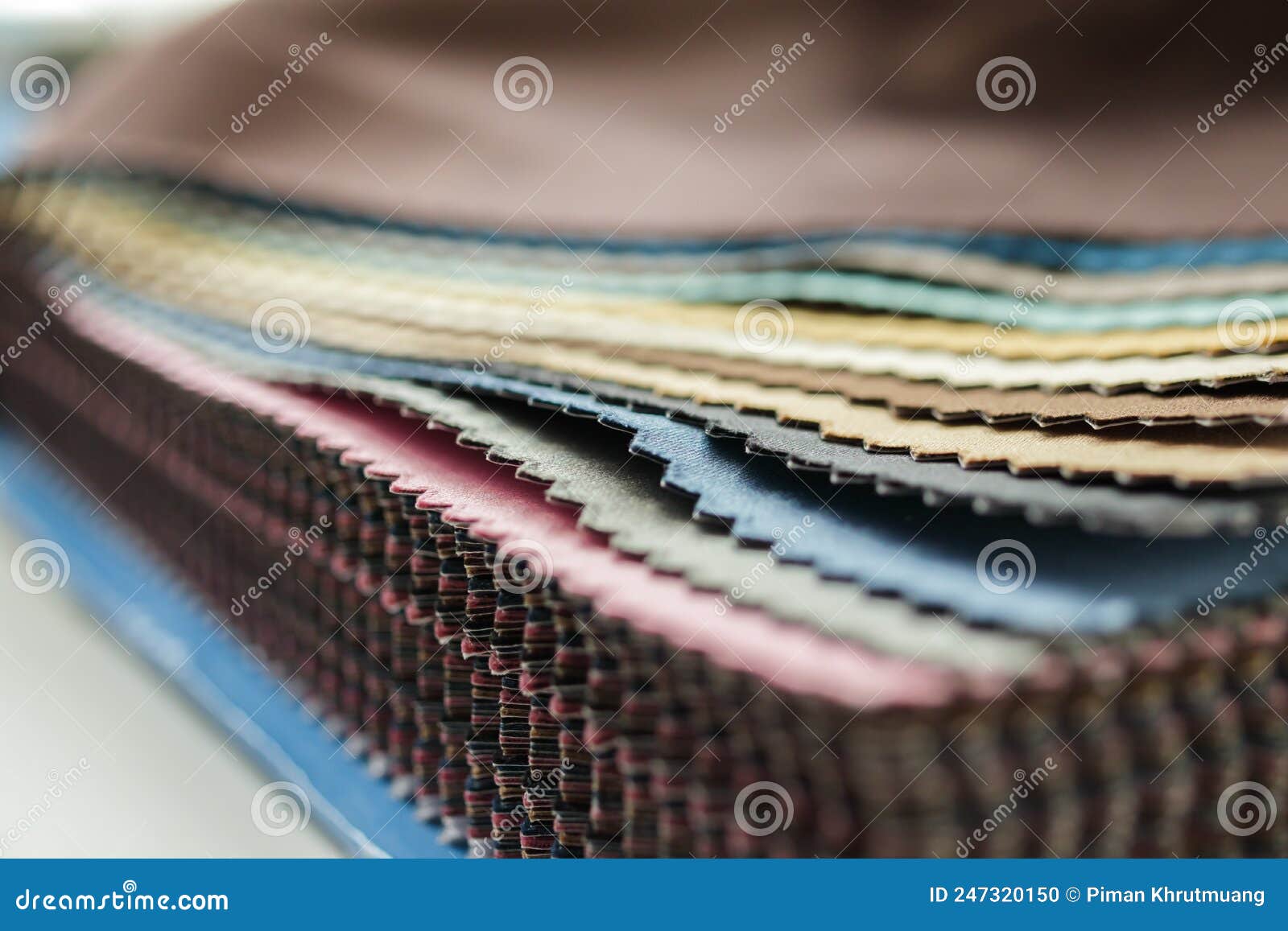 Fabric Color Samples Swatch Book Stock Photo - Image of fabric ...