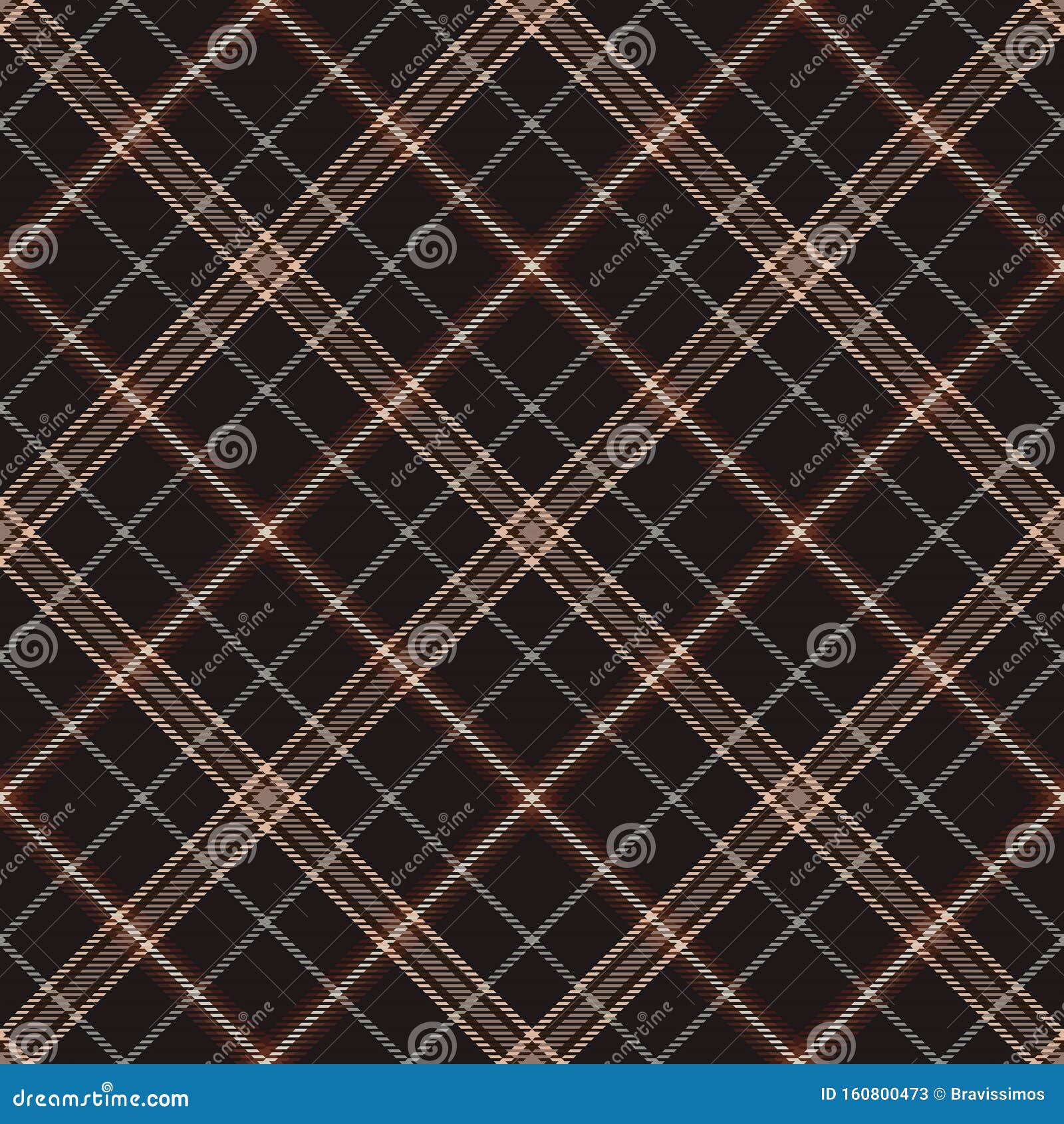 Fabric Diagonal Tartan, Pattern Textile, Cloth Stock Illustration ...