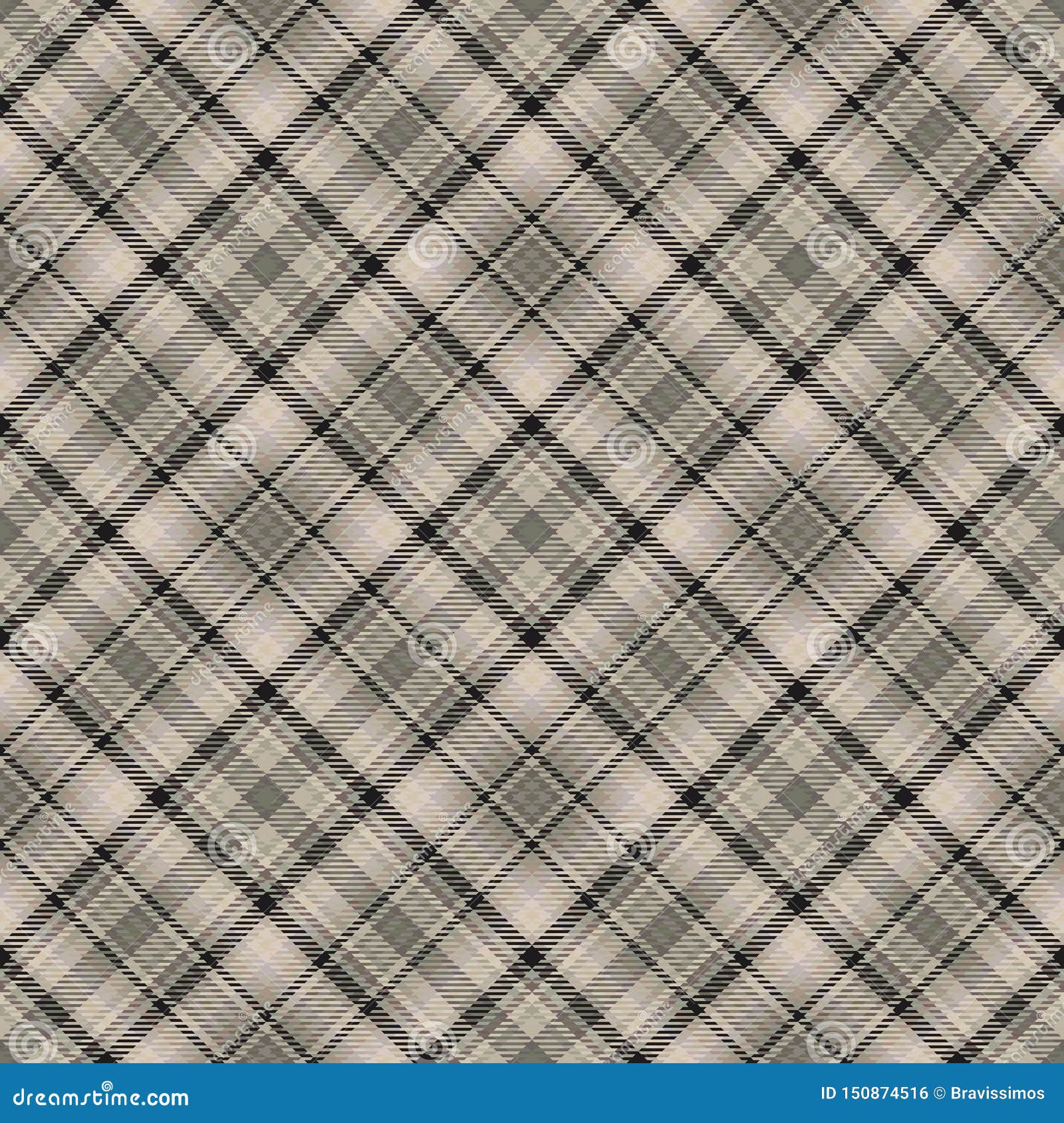 Fabric Diagonal Tartan, Pattern Textile, Design Irish Stock Photo ...
