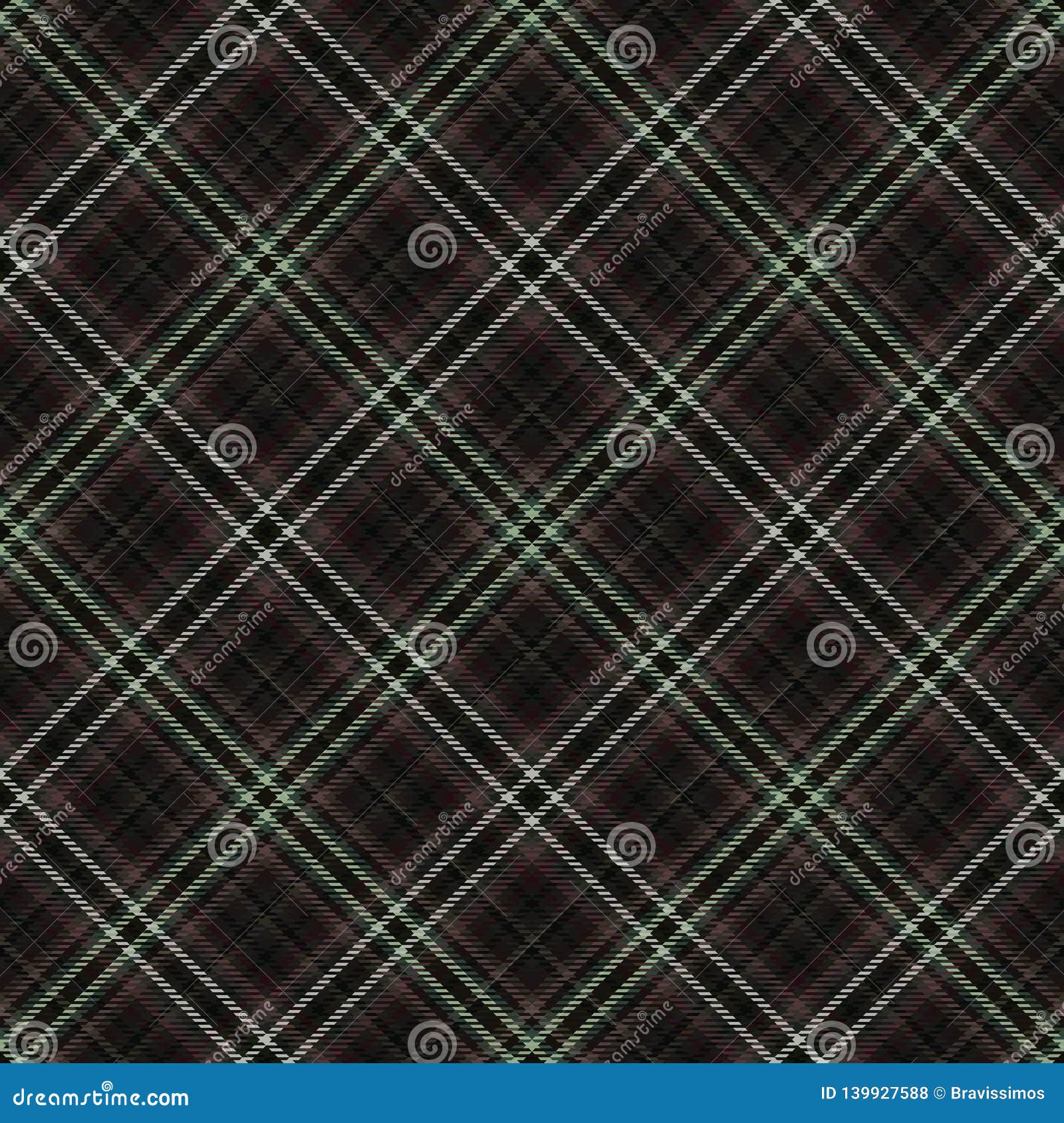 Fabric Diagonal Tartan, Pattern Textile, Material Square Stock ...
