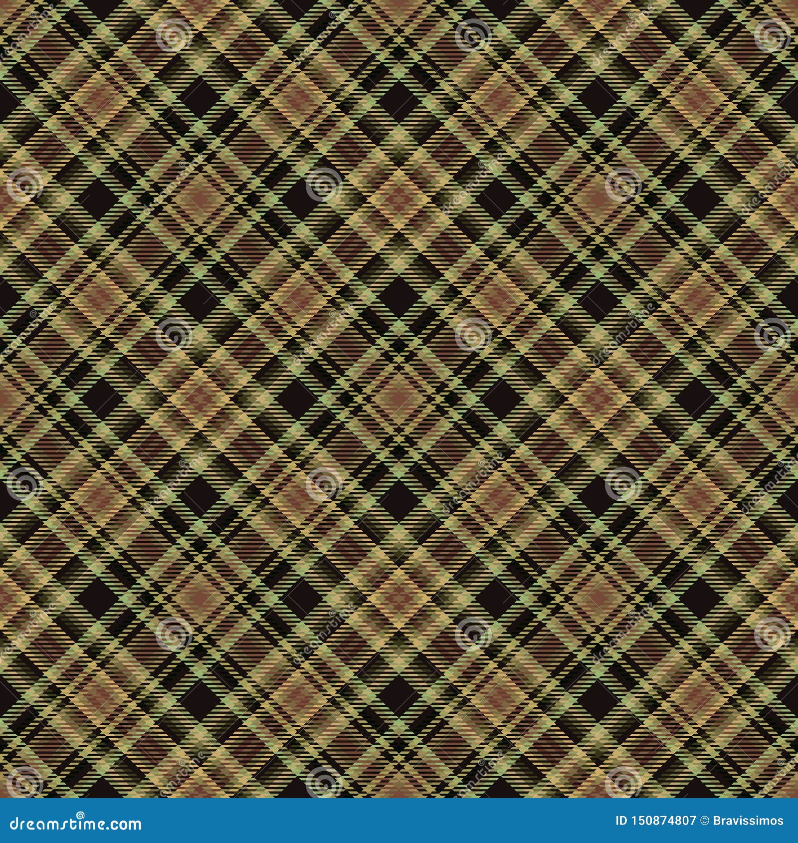 Fabric Diagonal Tartan, Pattern Textile, Seamless English Stock Image ...