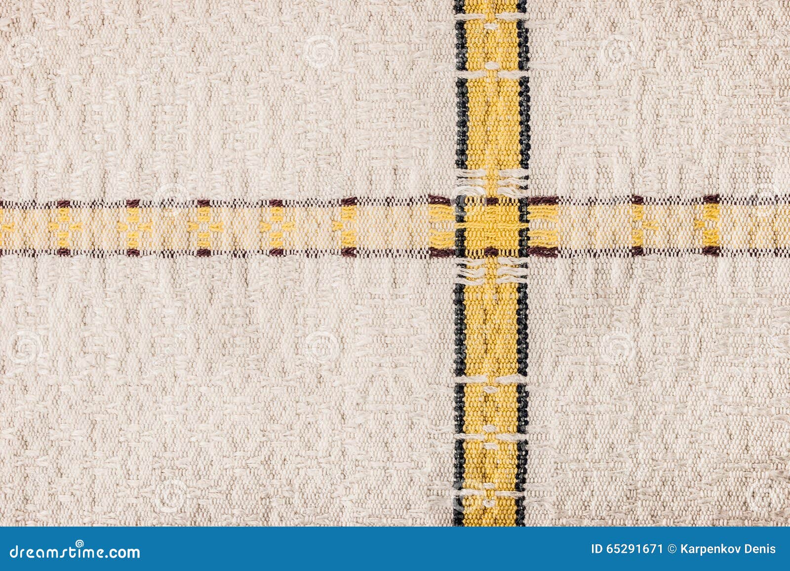 Fabric with Embossed Pattern and Color Strip Background Stock Image ...