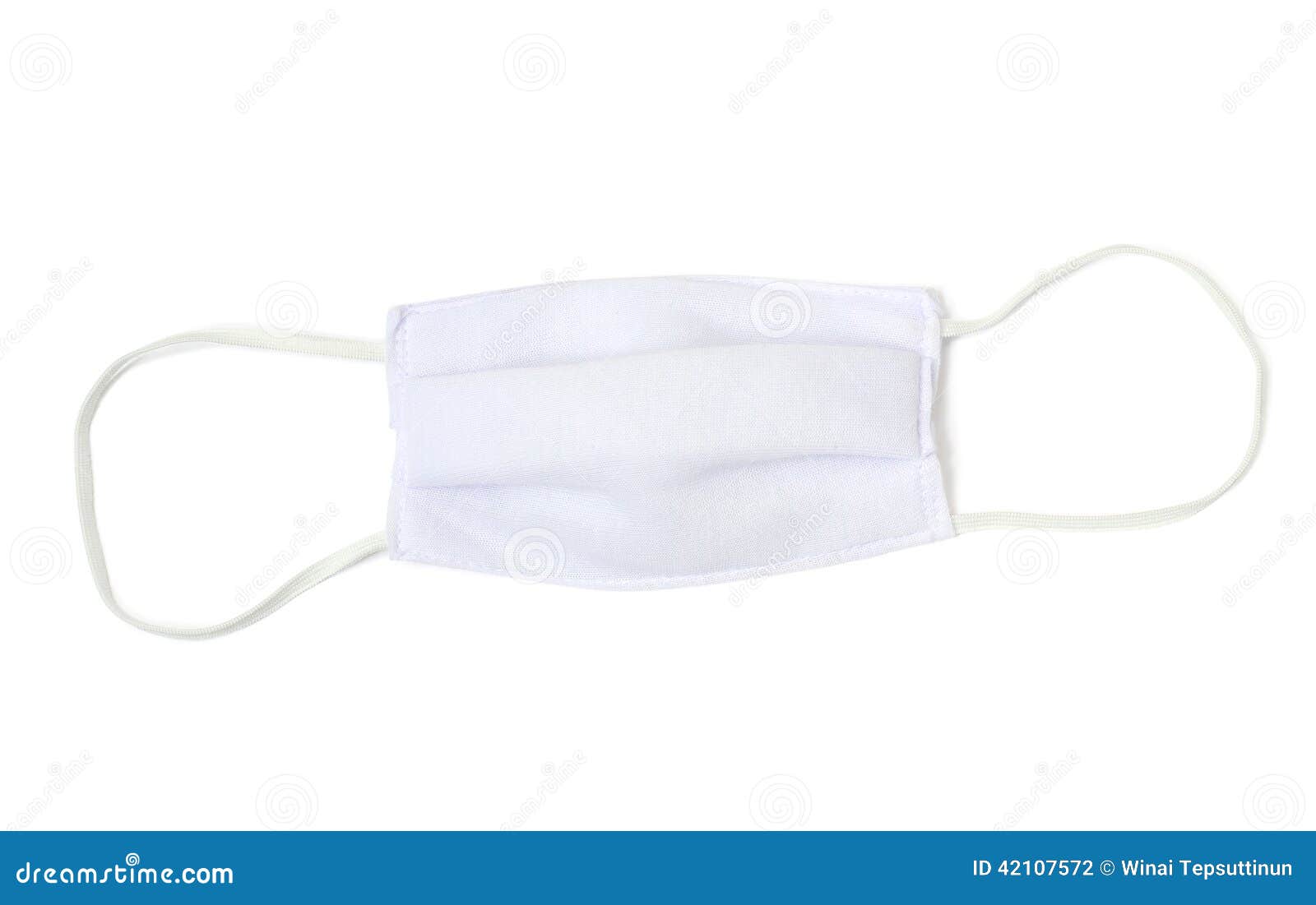 Fabric face mask stock photo. Image of cotton, protect - 42107572