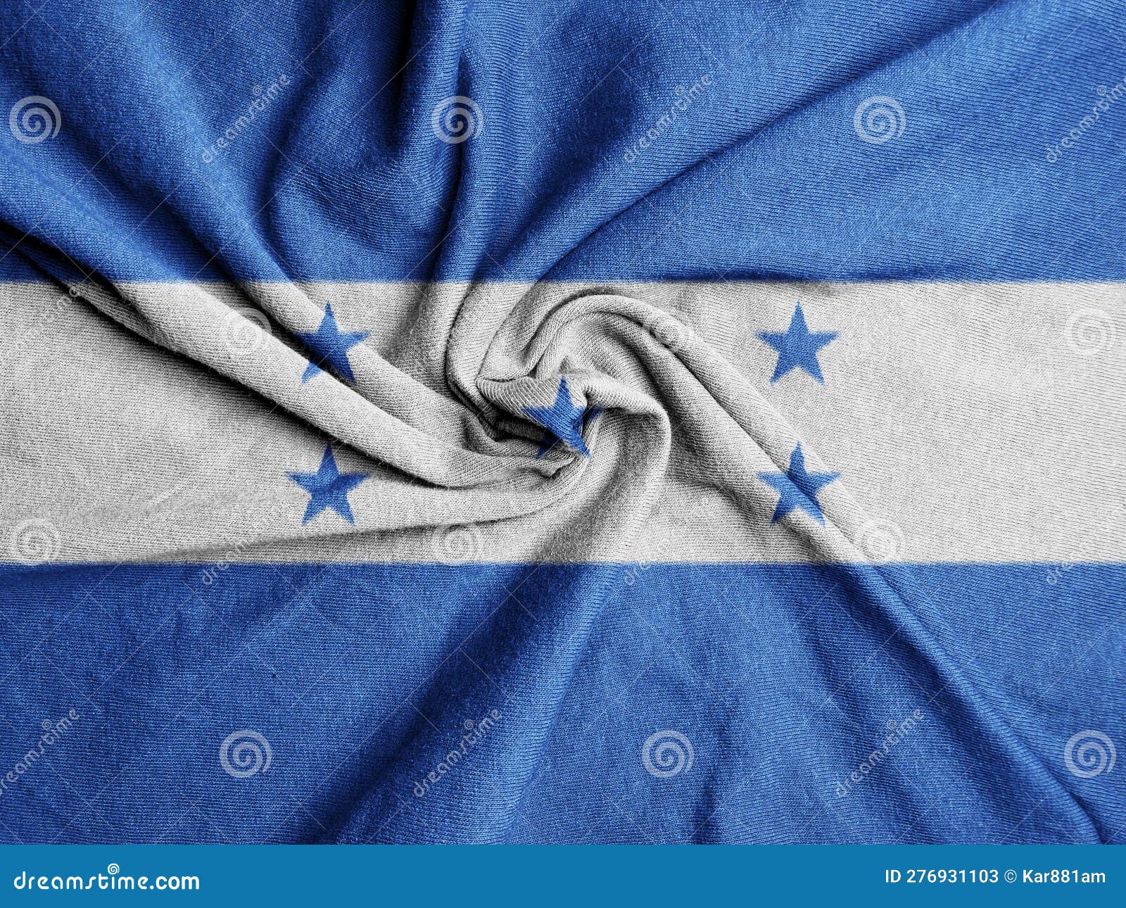 Fabric Flag of the Honduras, National Flag of the Honduras Stock Image ...