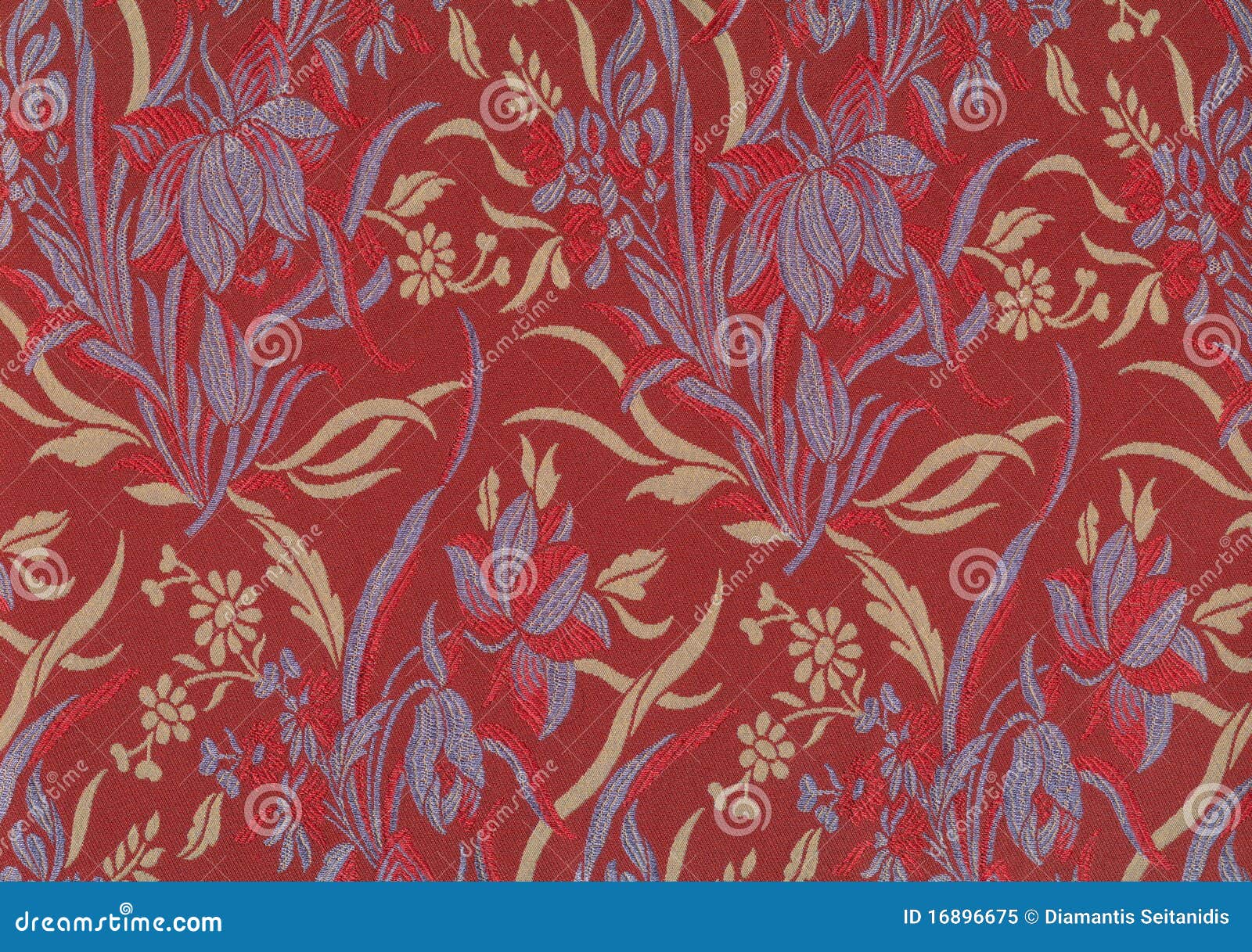 Fabric with flowers stock image. Image of floor, decor - 16896675