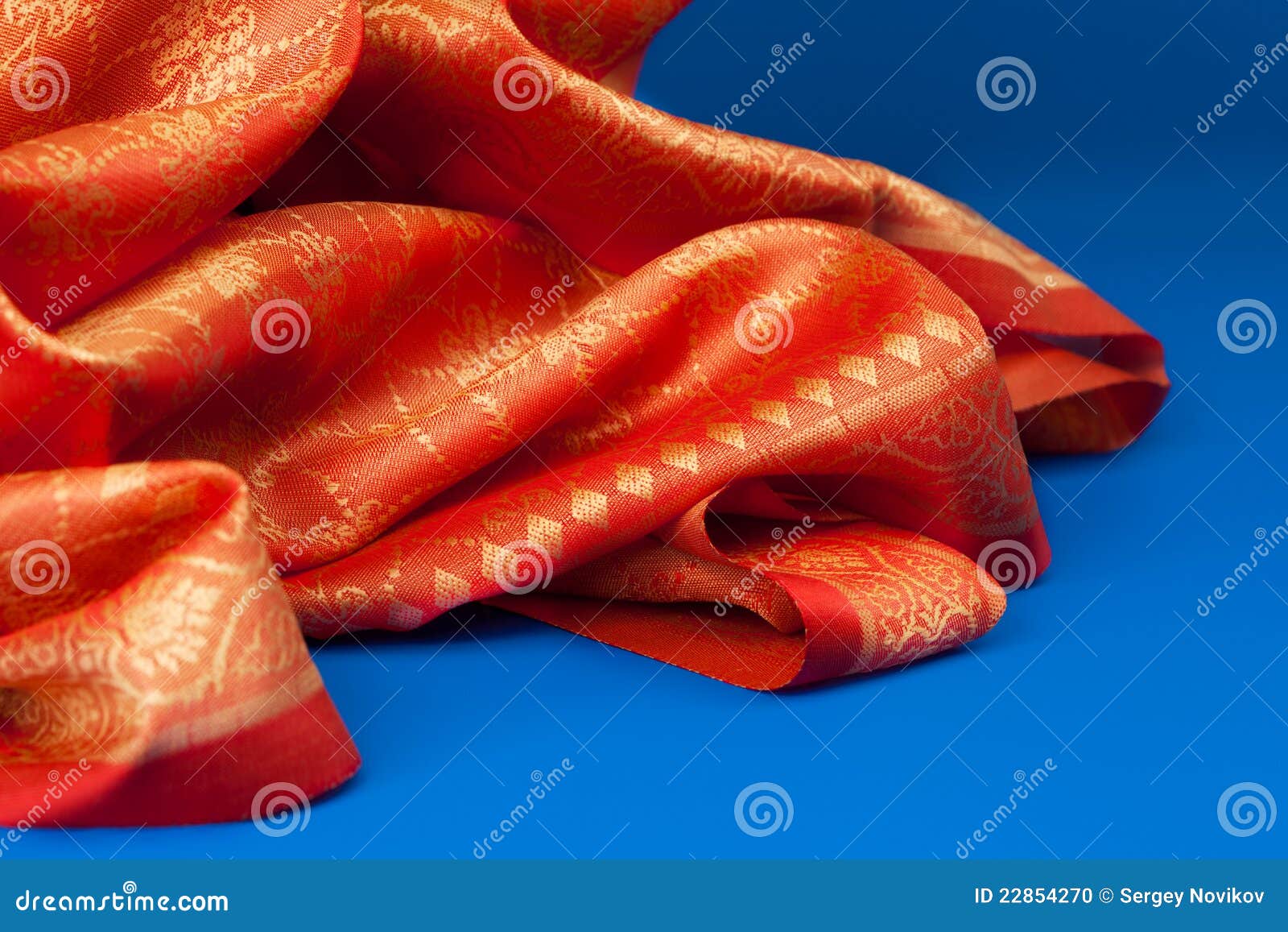 Fabric folds close-up stock photo. Image of curtain, closeup - 22854270