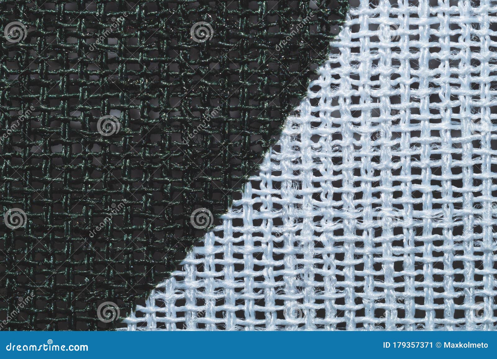 Fabric Macro Texture. Knitted Textile. Woven Background Close Up. Black ...