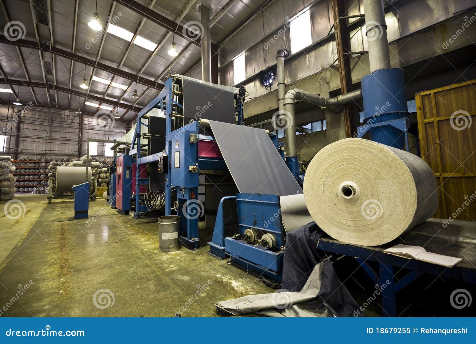 Fabric manufacturing stock image. Image of windows, industry - 18679255