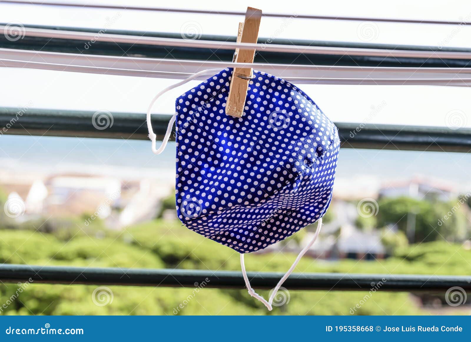 Fabric Mask Washed and Laid Out Ready for Use Stock Photo - Image of ...