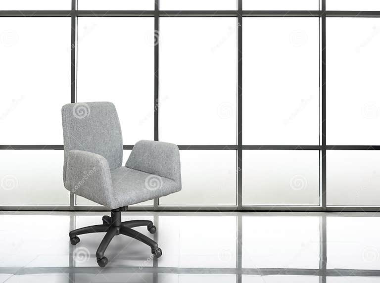 Fabric Office Chair with Office Background Stock Photo - Image of space ...