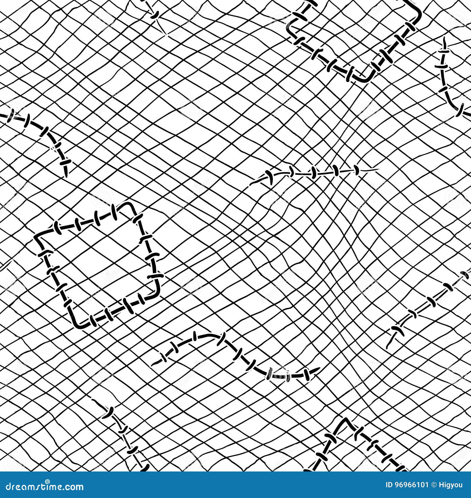 Fabric Patch Texture Tile stock vector. Illustration of basic - 96966101