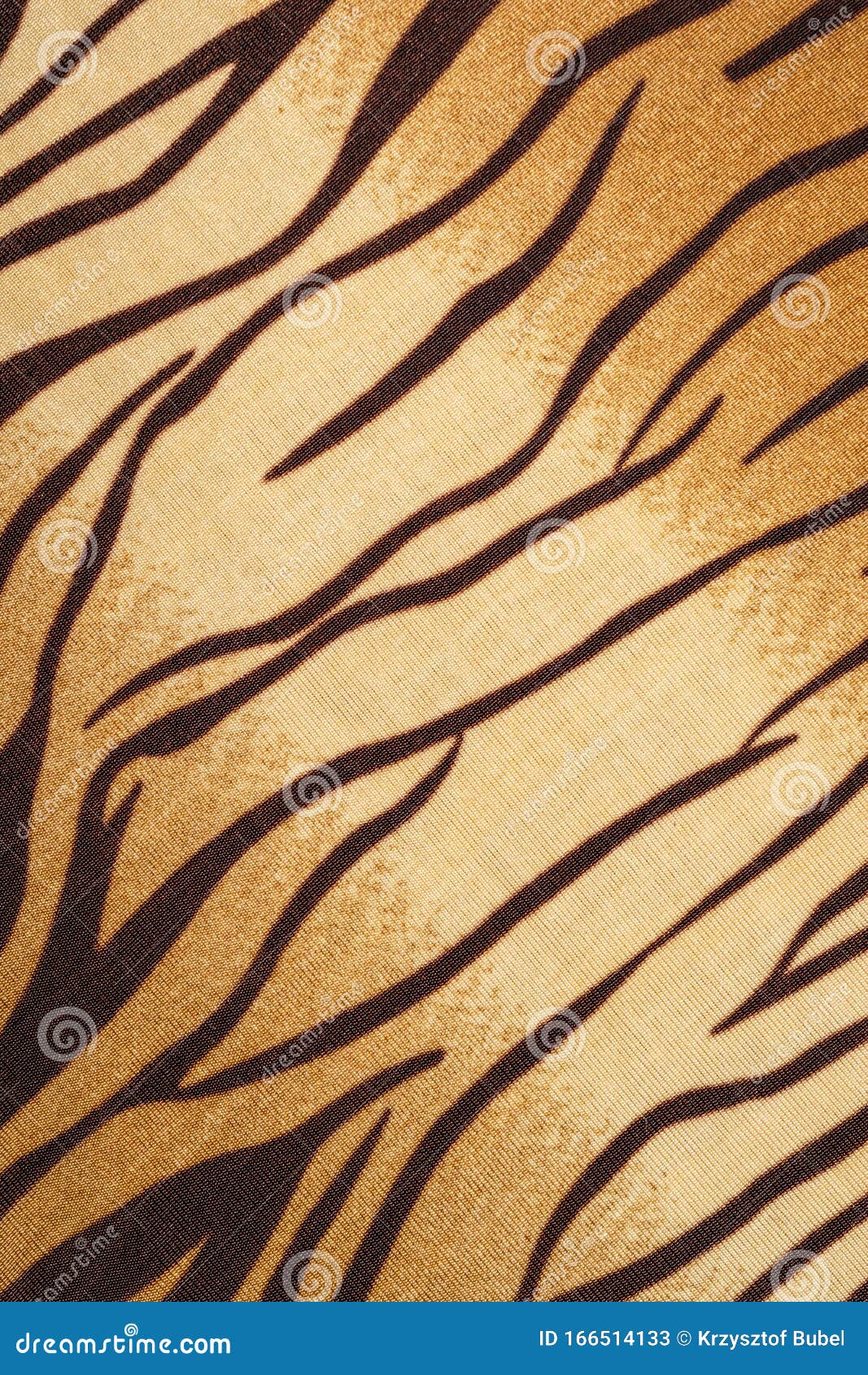 Fabric with the Pattern of a Bengal Tiger Stock Image - Image of decor ...