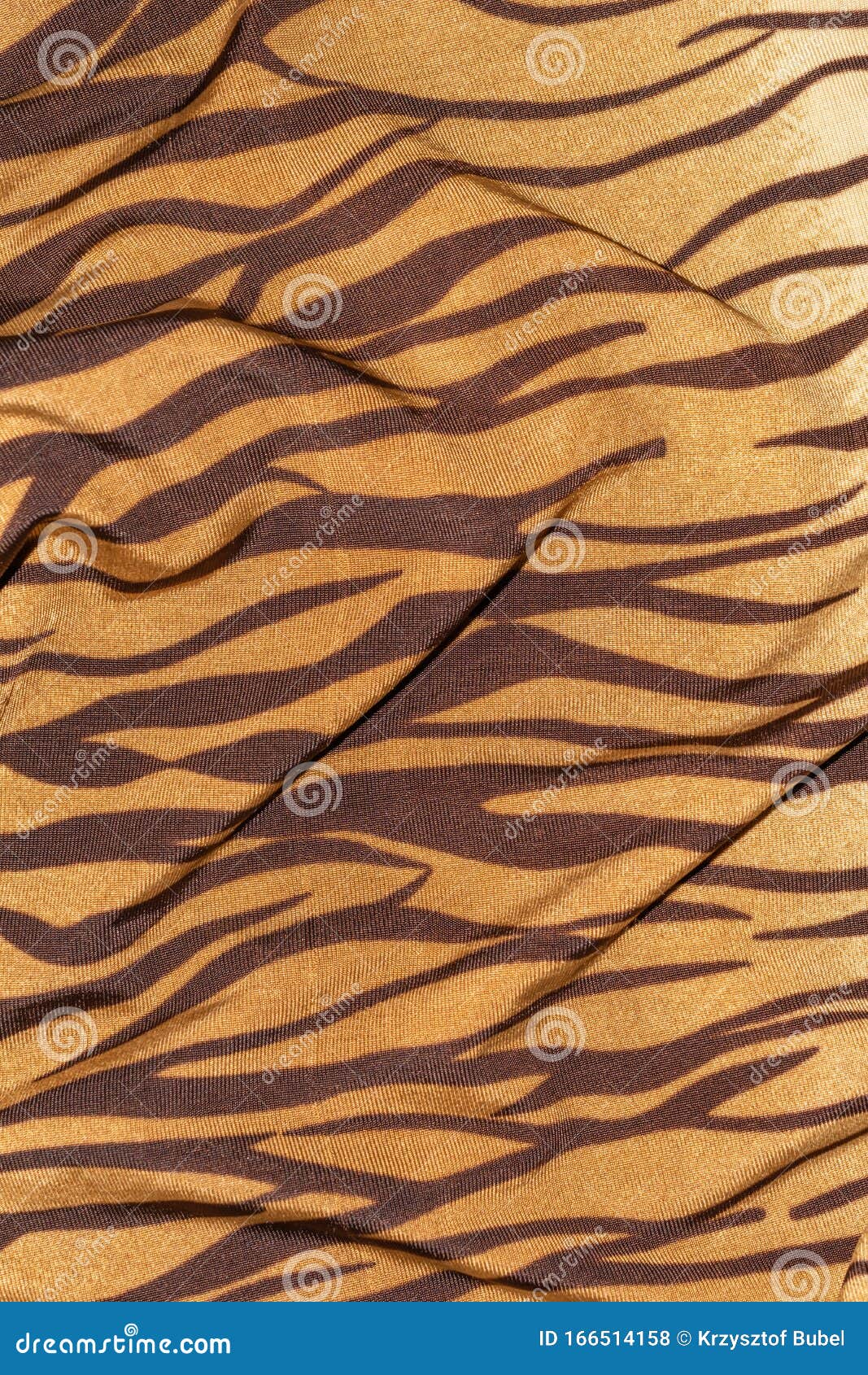 Fabric with the Pattern of a Bengal Tiger Stock Photo - Image of ...