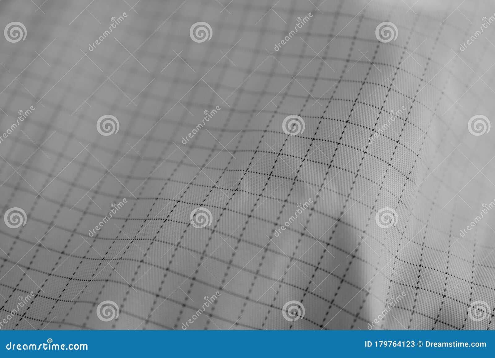 Fabric with a Pattern in the Cell Blurred Image ,black and White Stock ...