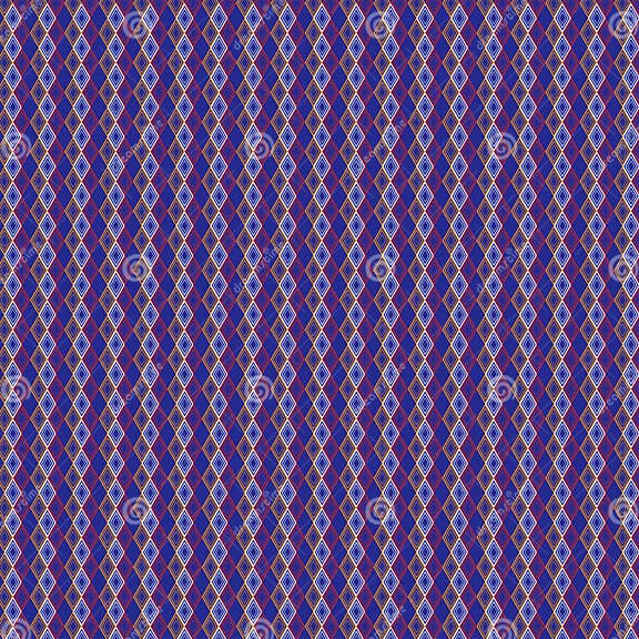 Fabric Pattern is Created from Several Multi-colored Diamond Squares ...