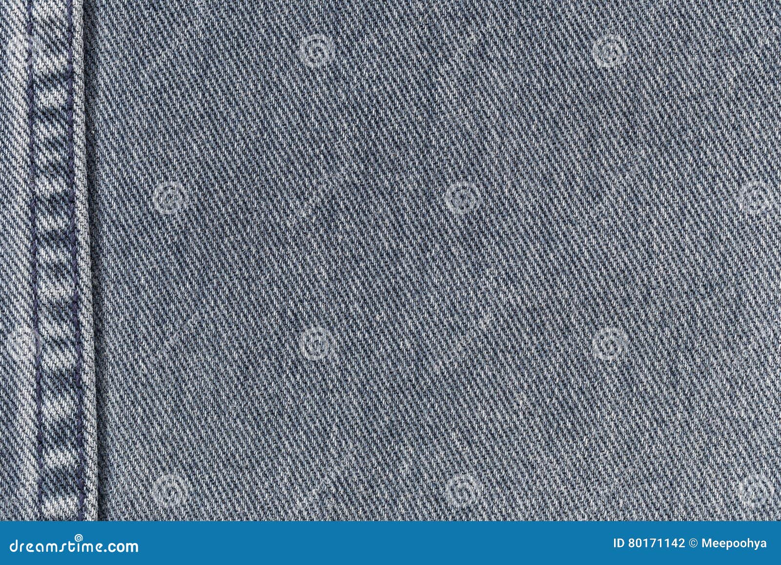 Fabric Pattern Seam Texture of Denim or Blue Jeans. Stock Photo - Image ...