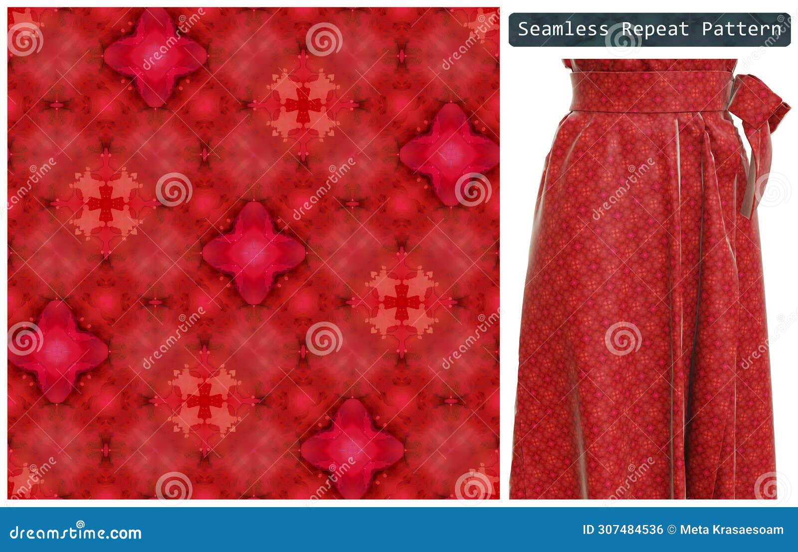 Fabric Pattern Texture with Saved Path, Seamless Repeat Pattern for ...