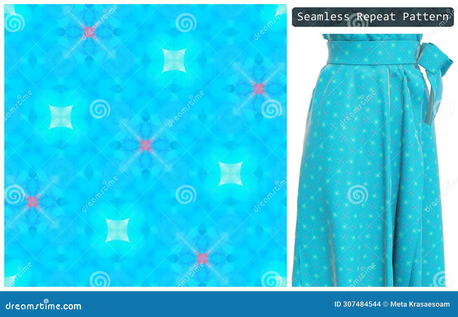 Fabric Pattern Texture with Saved Path, Seamless Repeat Pattern for ...