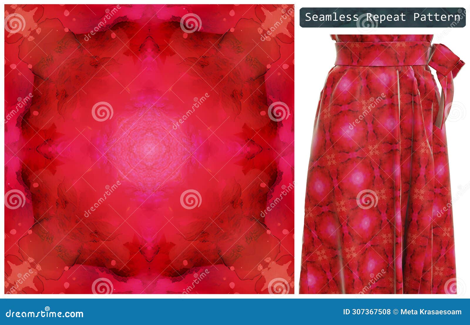 Fabric Pattern Texture with Saved Path, Seamless Repeat Pattern for ...