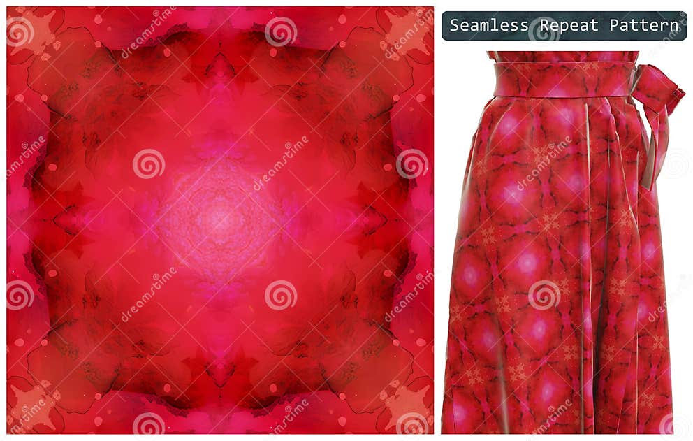 Fabric Pattern Texture with Saved Path, Seamless Repeat Pattern for ...