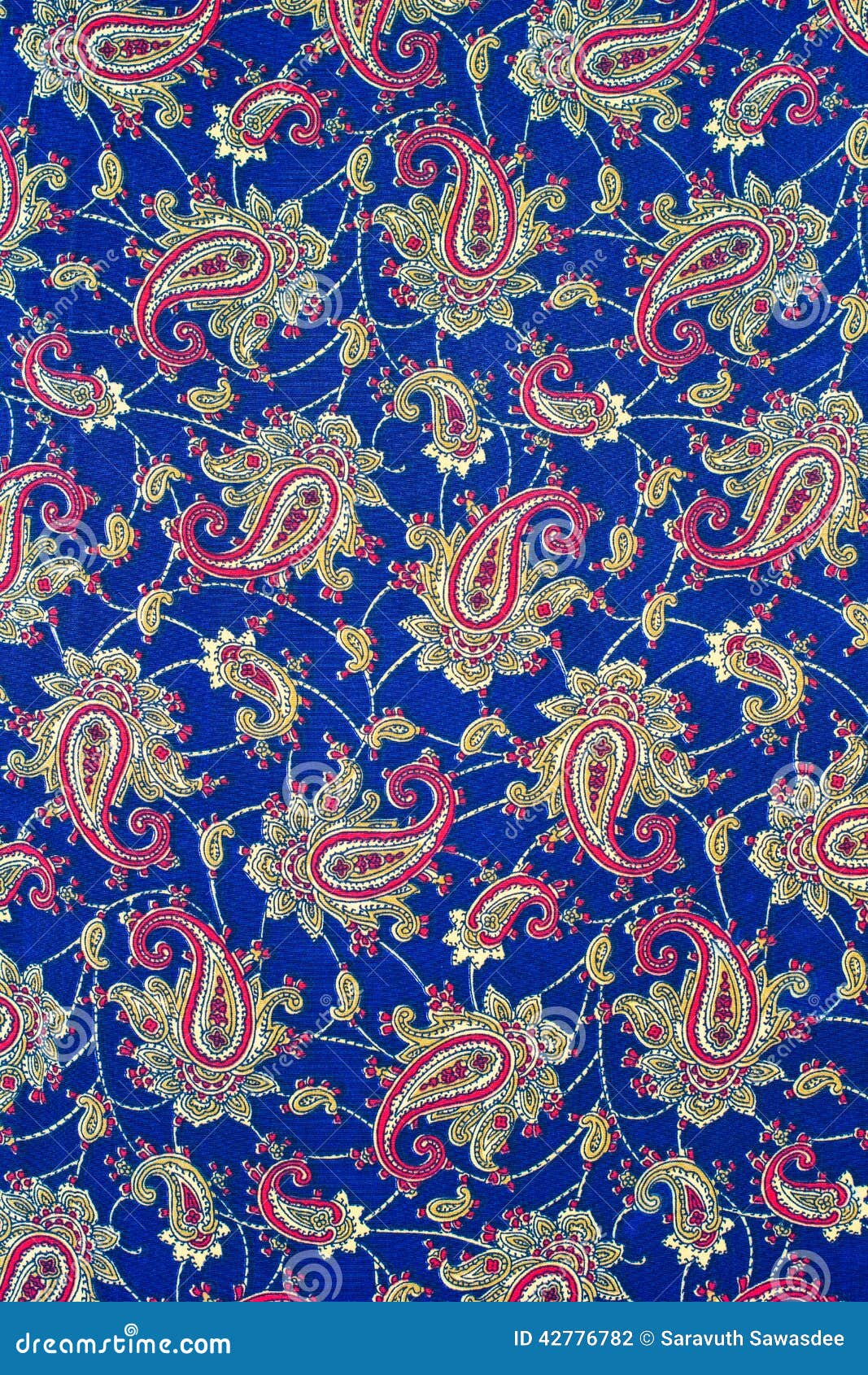 Fabric Pattern from Thailand Stock Photo - Image of decorative ...