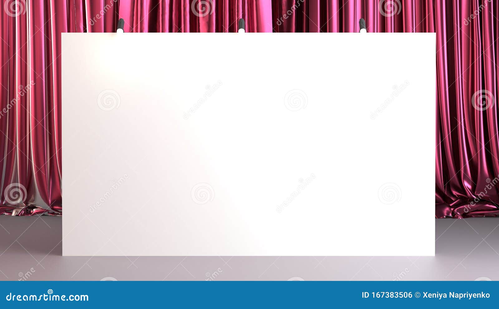 Fabric Pop Up Basic Unit Advertising Banner Media Display Backdrop ...