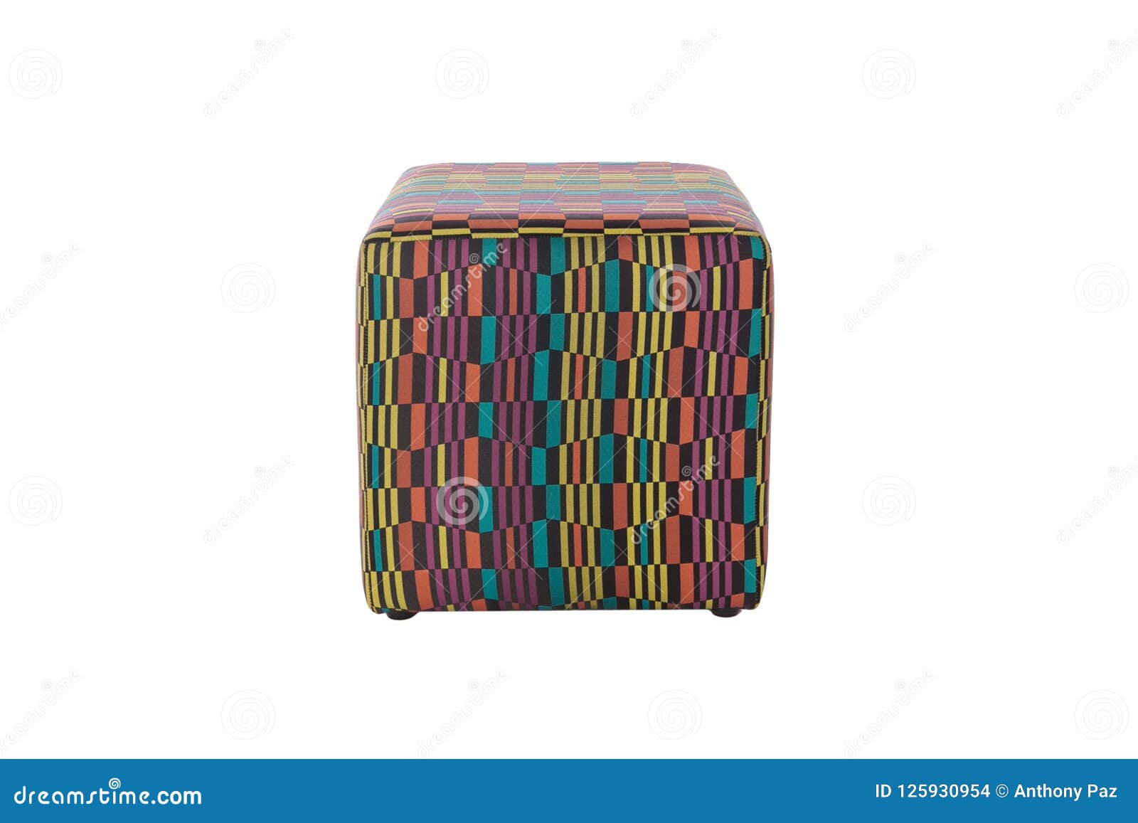 Color pouf stock photo. Image of indoor, fabric, traditional - 125930954