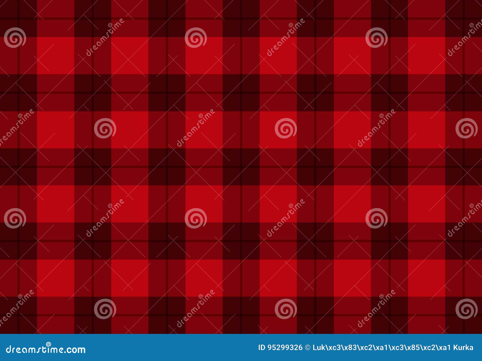 Fabric in Red Color, Tartan Pattern Stock Vector - Illustration of ...