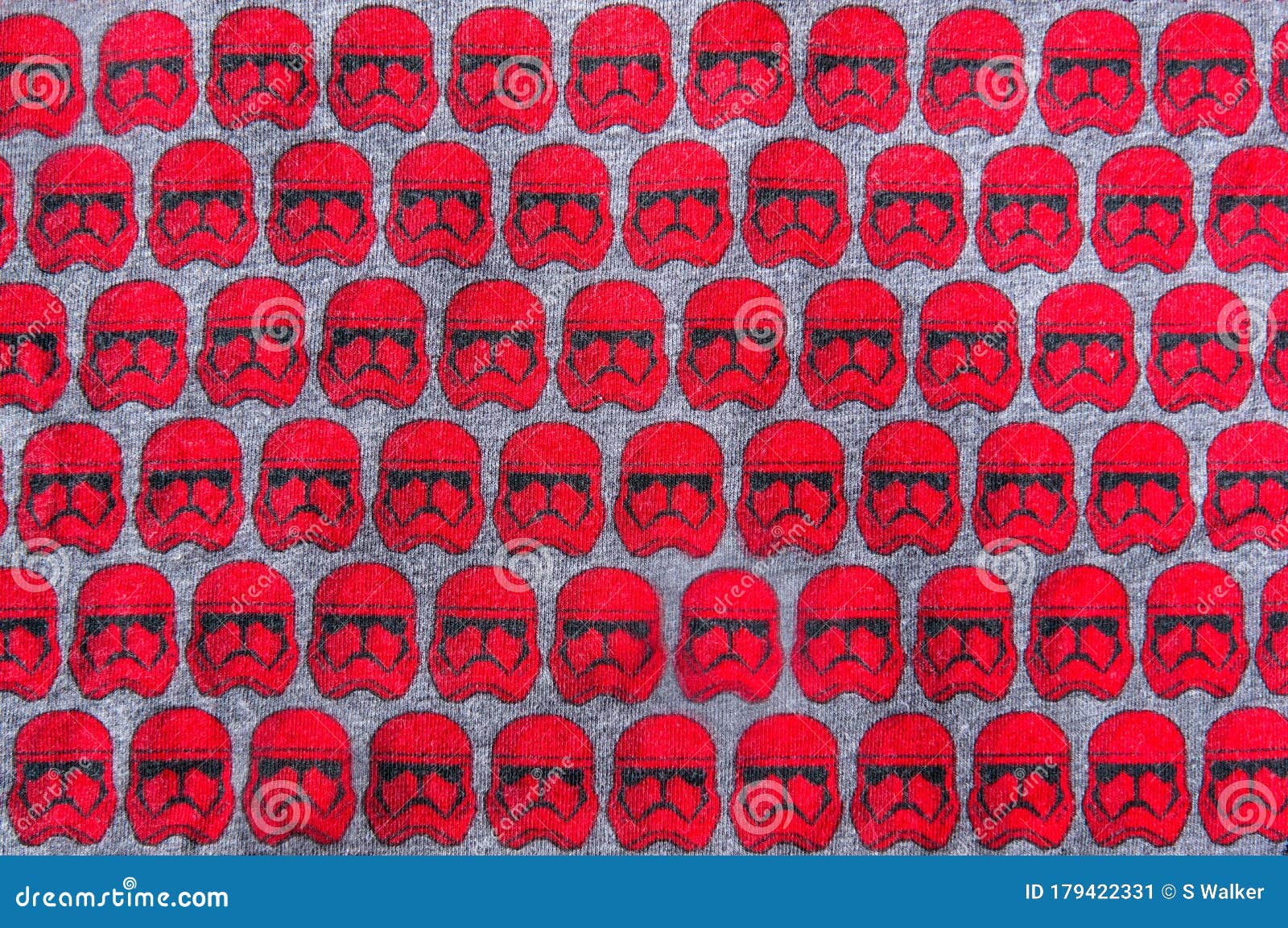Repeating Red Helmets of Star Wars Stormtroopers. Editorial Photo ...