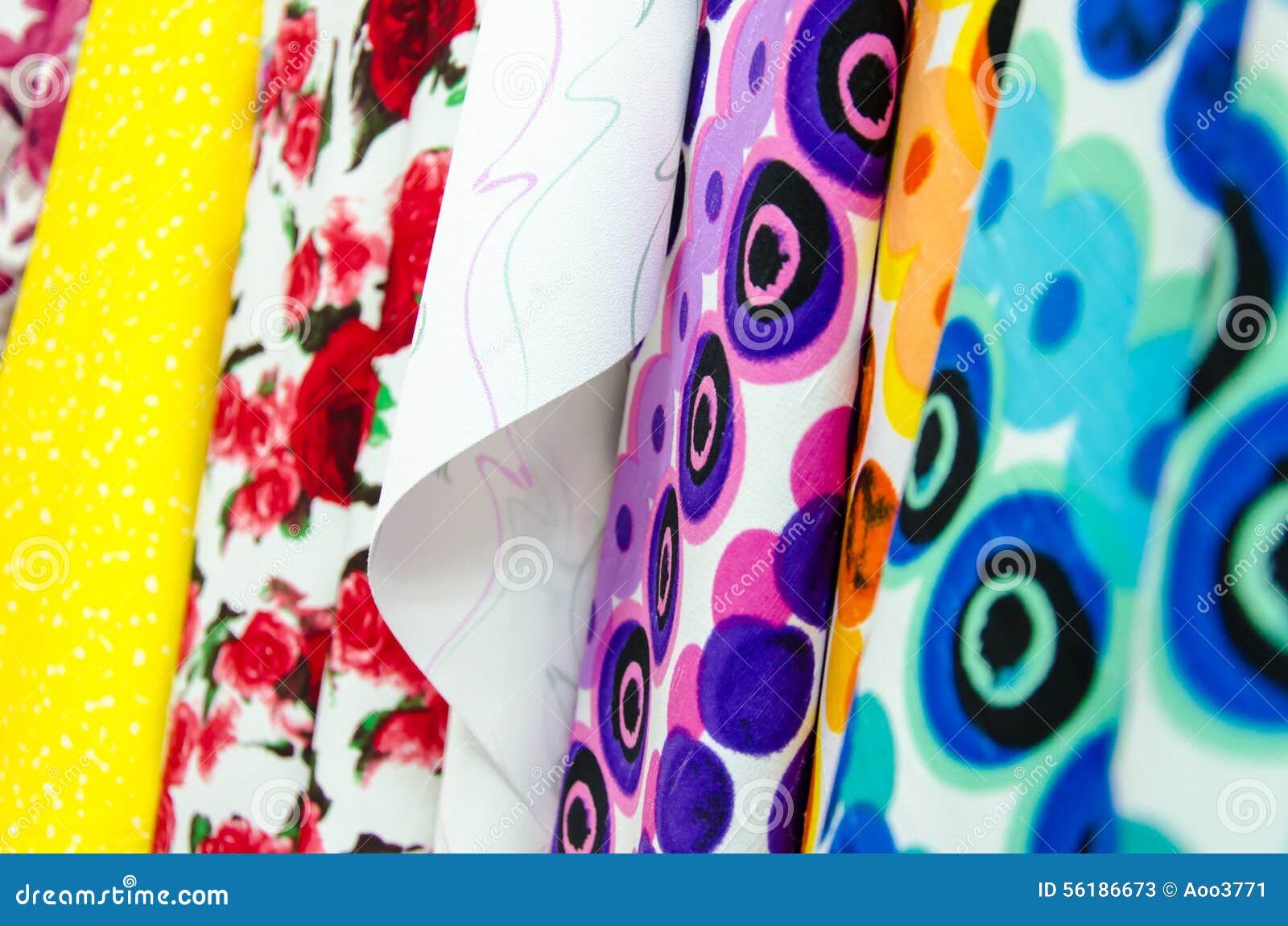 Fabric roll stock image. Image of object, variety, cotton - 56186673