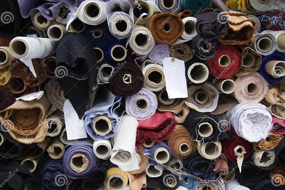 Fabric rolls stock image. Image of tubes, craft, varicolored - 2141263