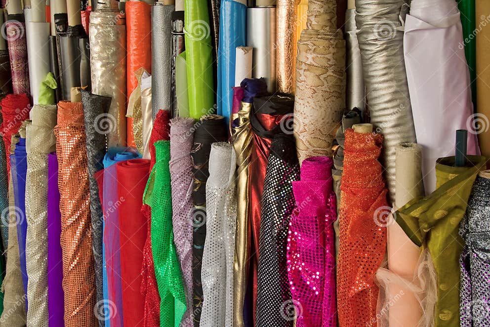 Fabric rolls stock photo. Image of india, browse, elegant - 8106412
